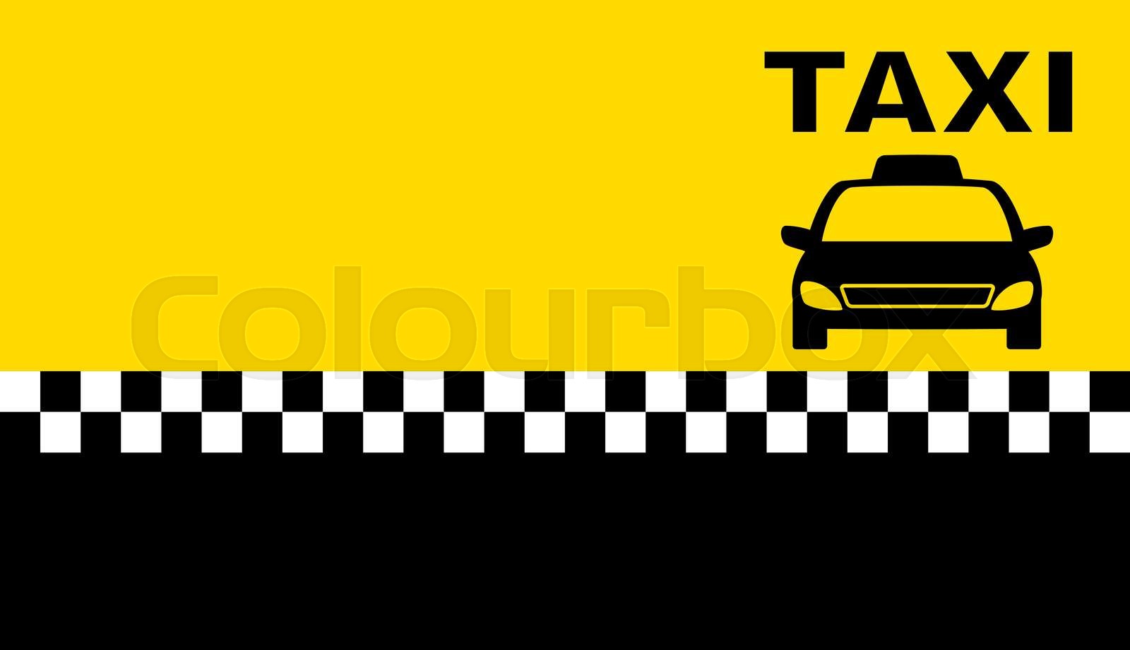 business taxi card | Stock vector | Colourbox