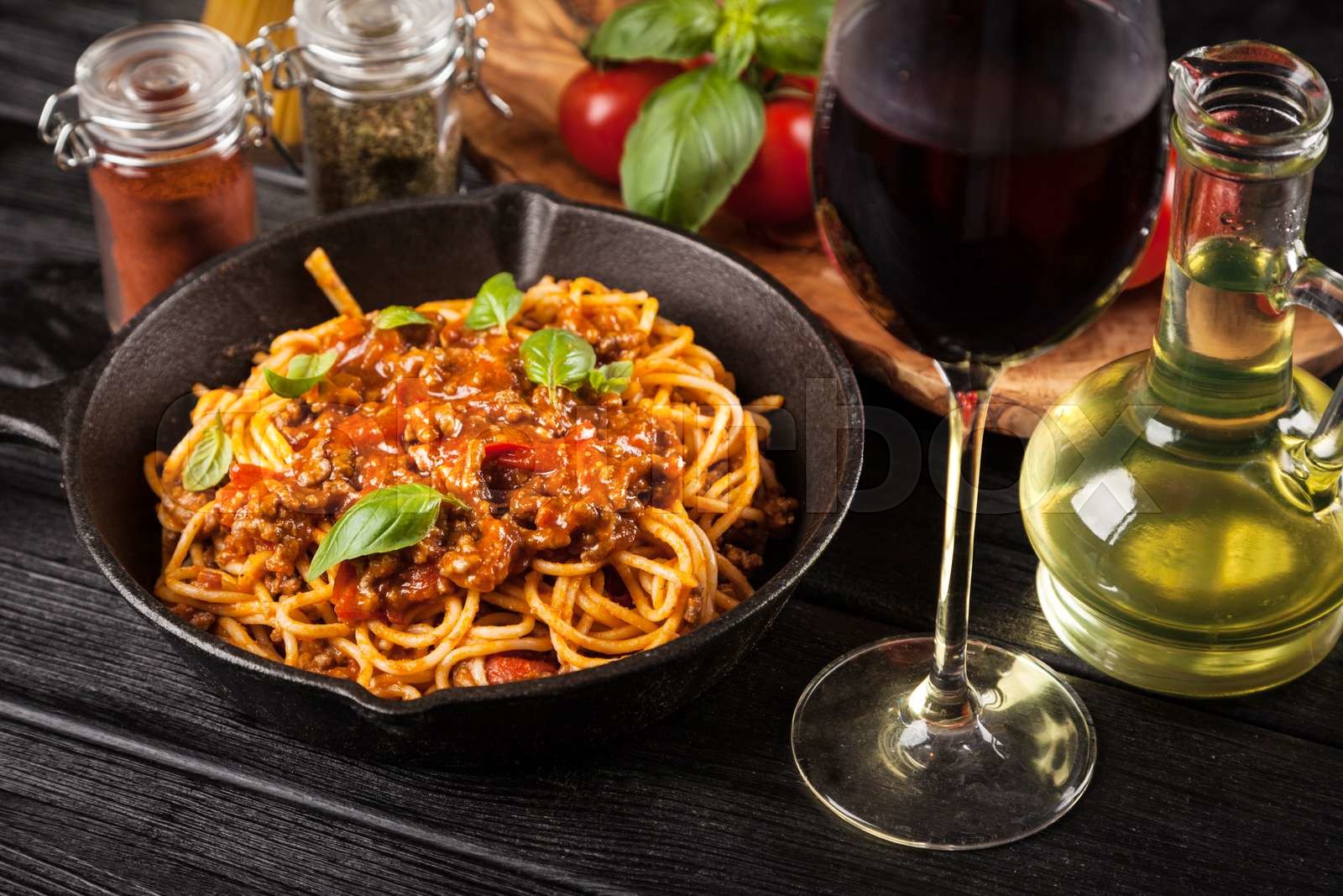 Traditional spaghetti bolognese | Stock image | Colourbox