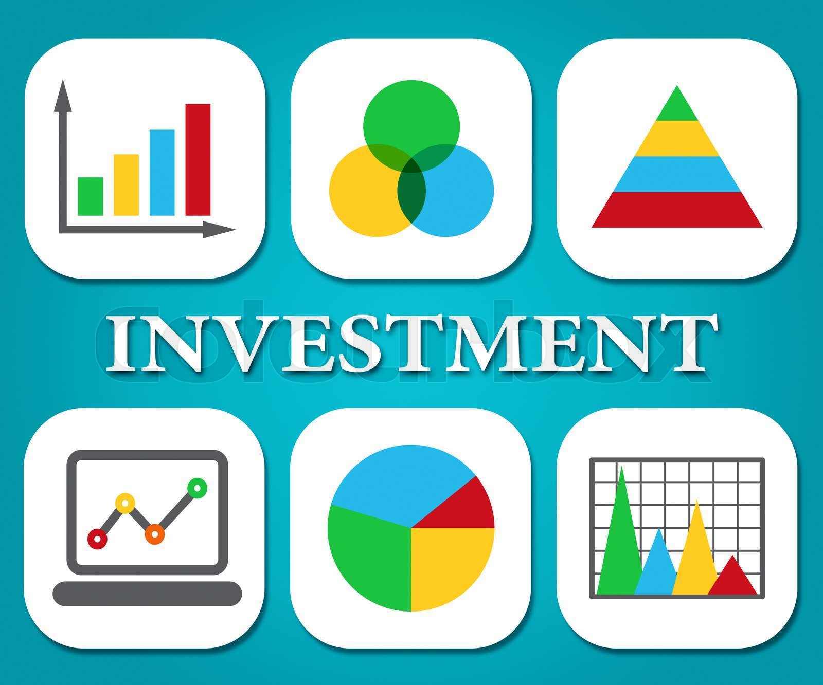 Investment Charts Shows Business Graph And Forecast | Stock image ...