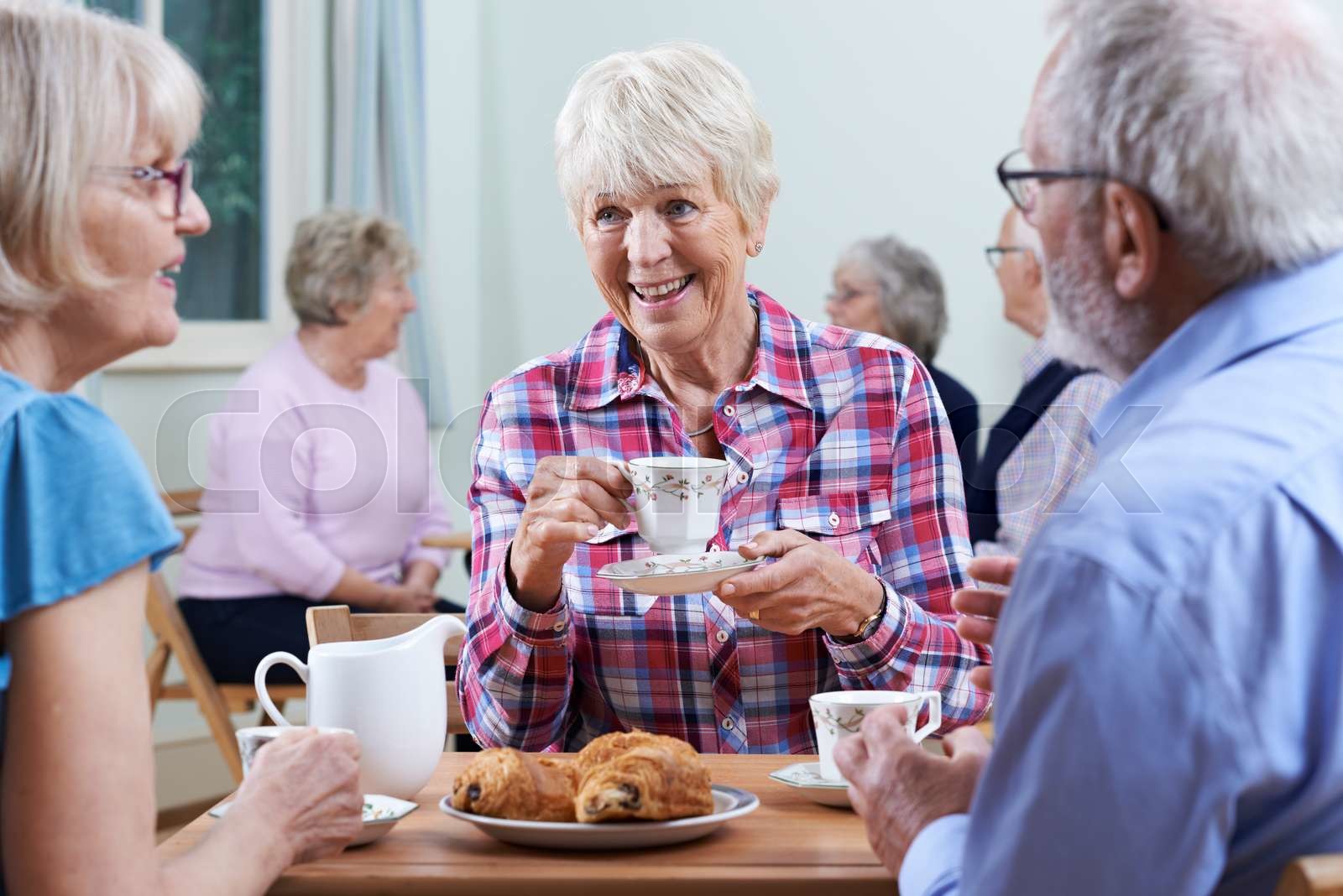 Group Of Seniors Meeting At Social Club | Stock image | Colourbox