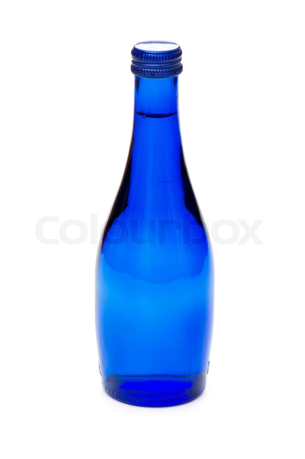 Flasker vand isoleret på den hvide | Stock foto | Colourbox