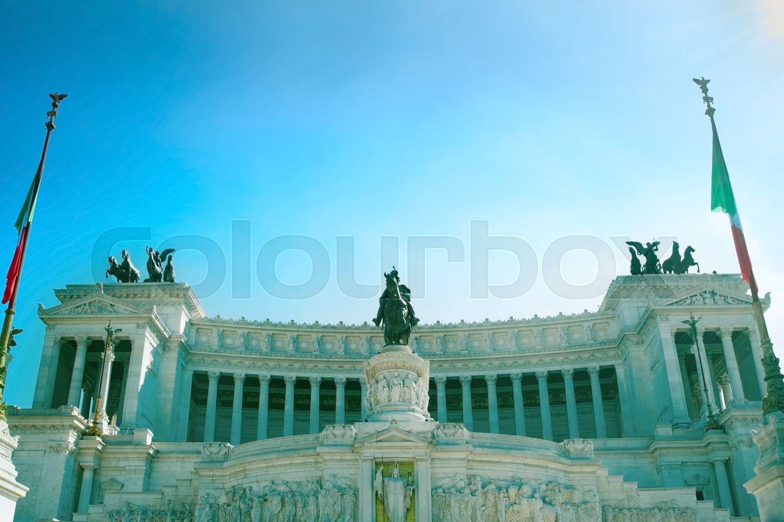 Monument to Victor Emmanuel II | Stock image | Colourbox