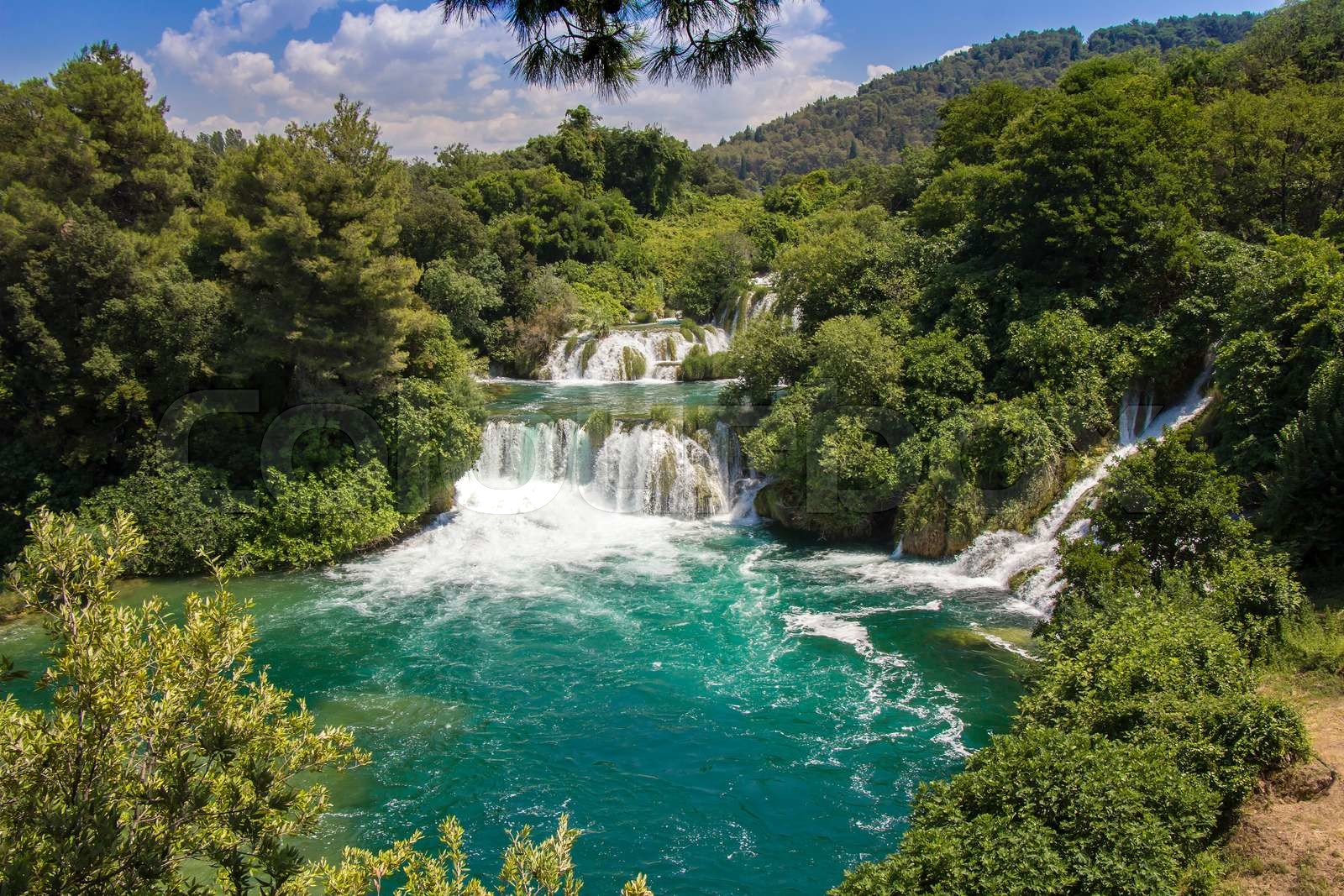 Waterfalls Krka | Stock image | Colourbox