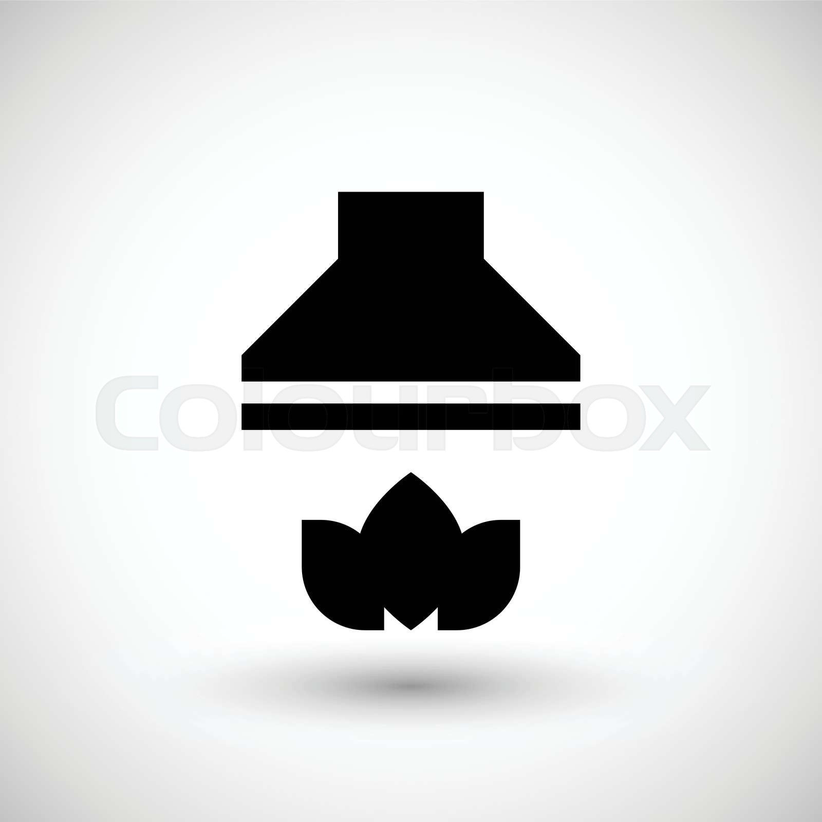 Kitchen hood icon | Stock vector | Colourbox