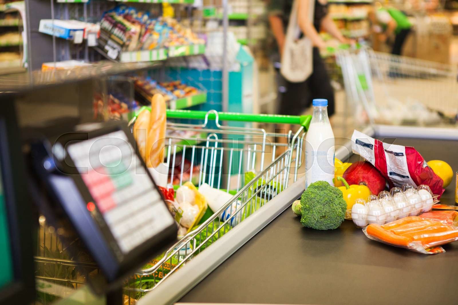 Buying products | Stock image | Colourbox