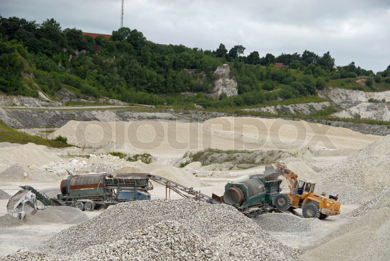 limestone Quarry | Stock image | Colourbox