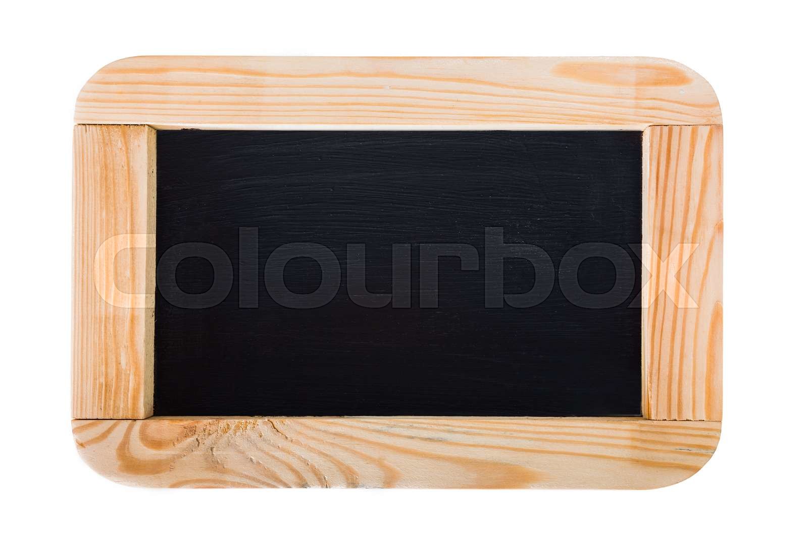 Billboard black wood frame | Stock image | Colourbox
