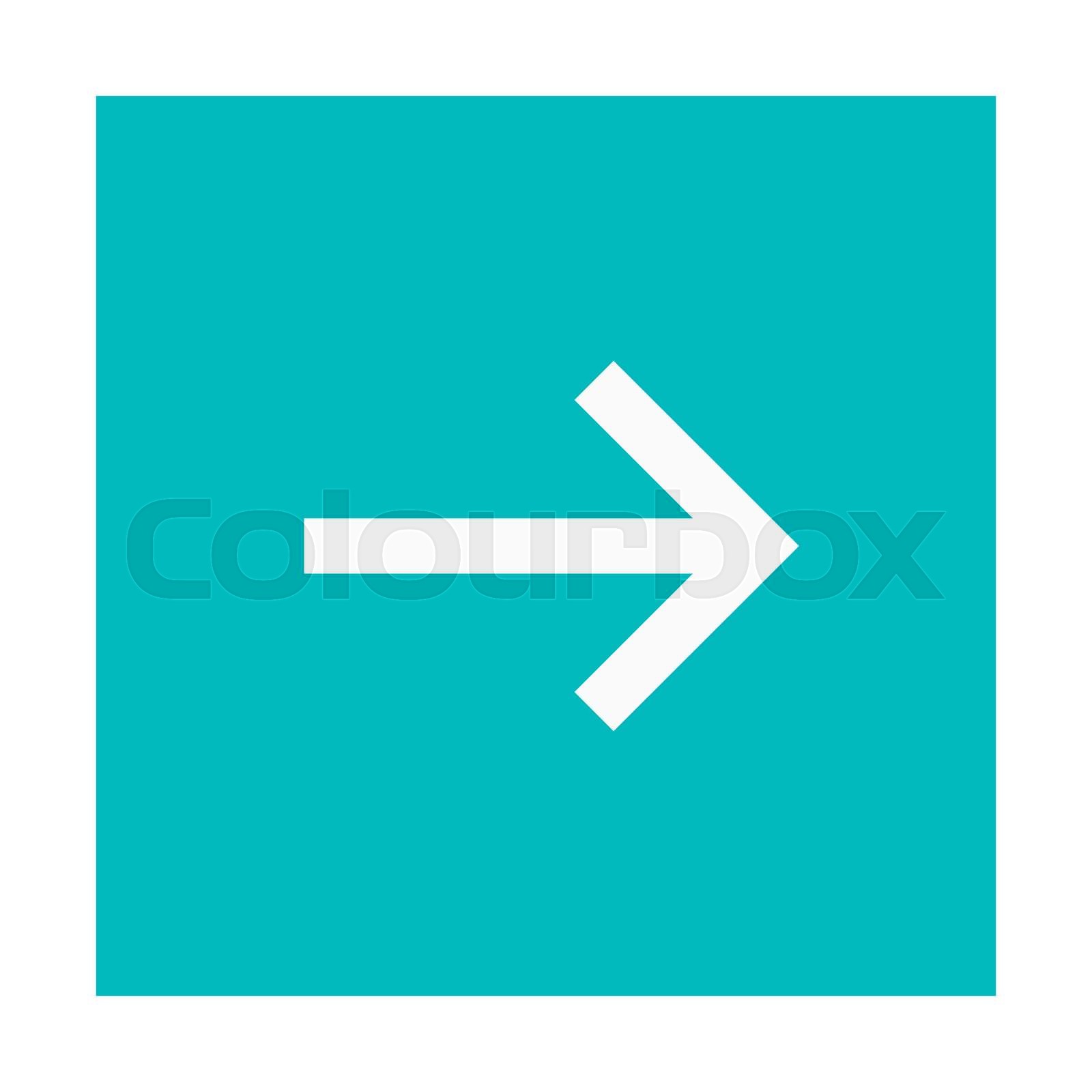 arrow pointing right inside square icon | Stock vector | Colourbox arrow pointing right inside square icon | Stock vector | Colourbox
