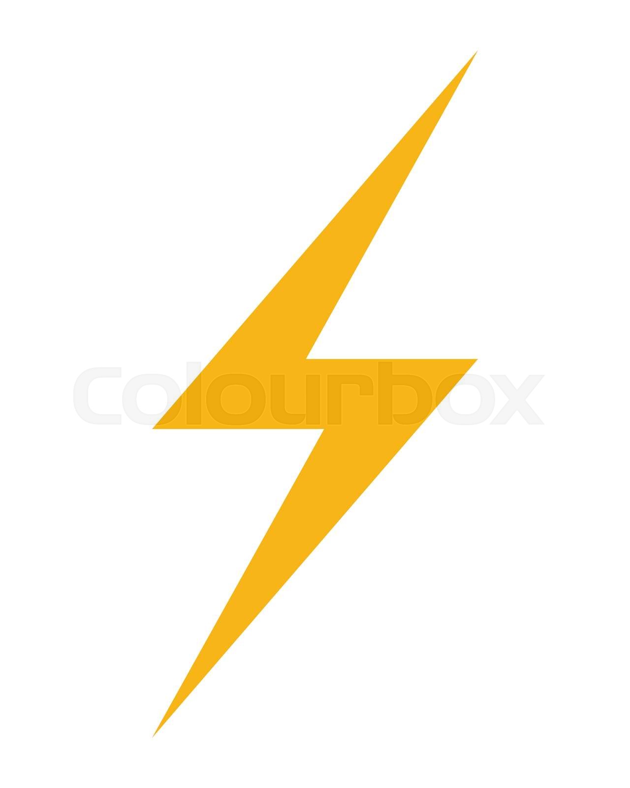 lightning ray icon | Stock vector | Colourbox