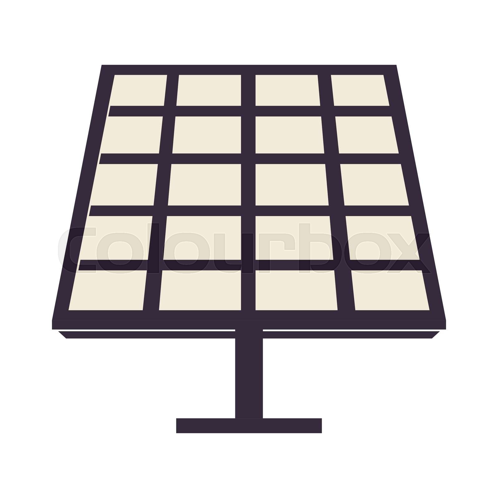 solar panel icon | Stock vector | Colourbox