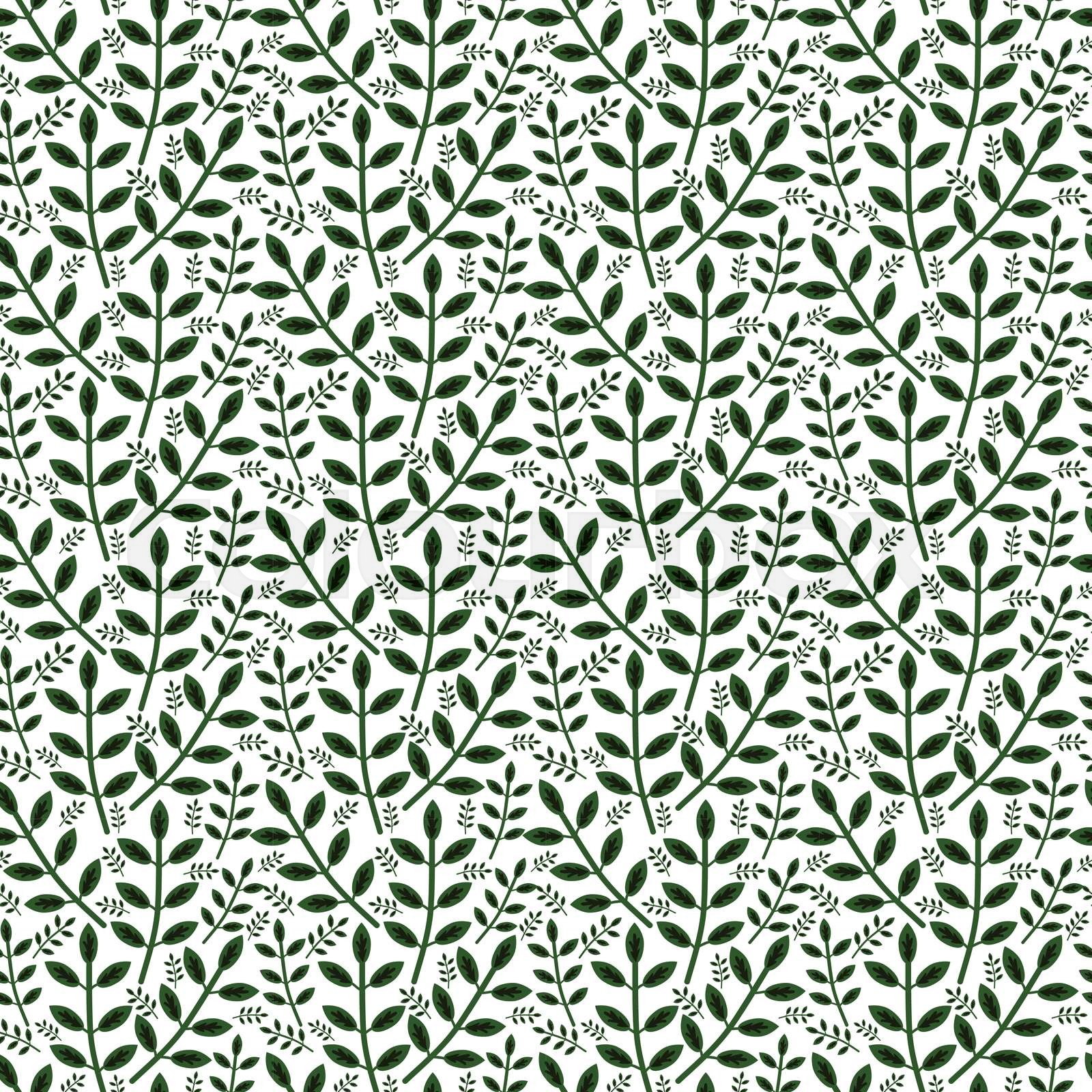 Seamless foliage pattern | Stock vector | Colourbox