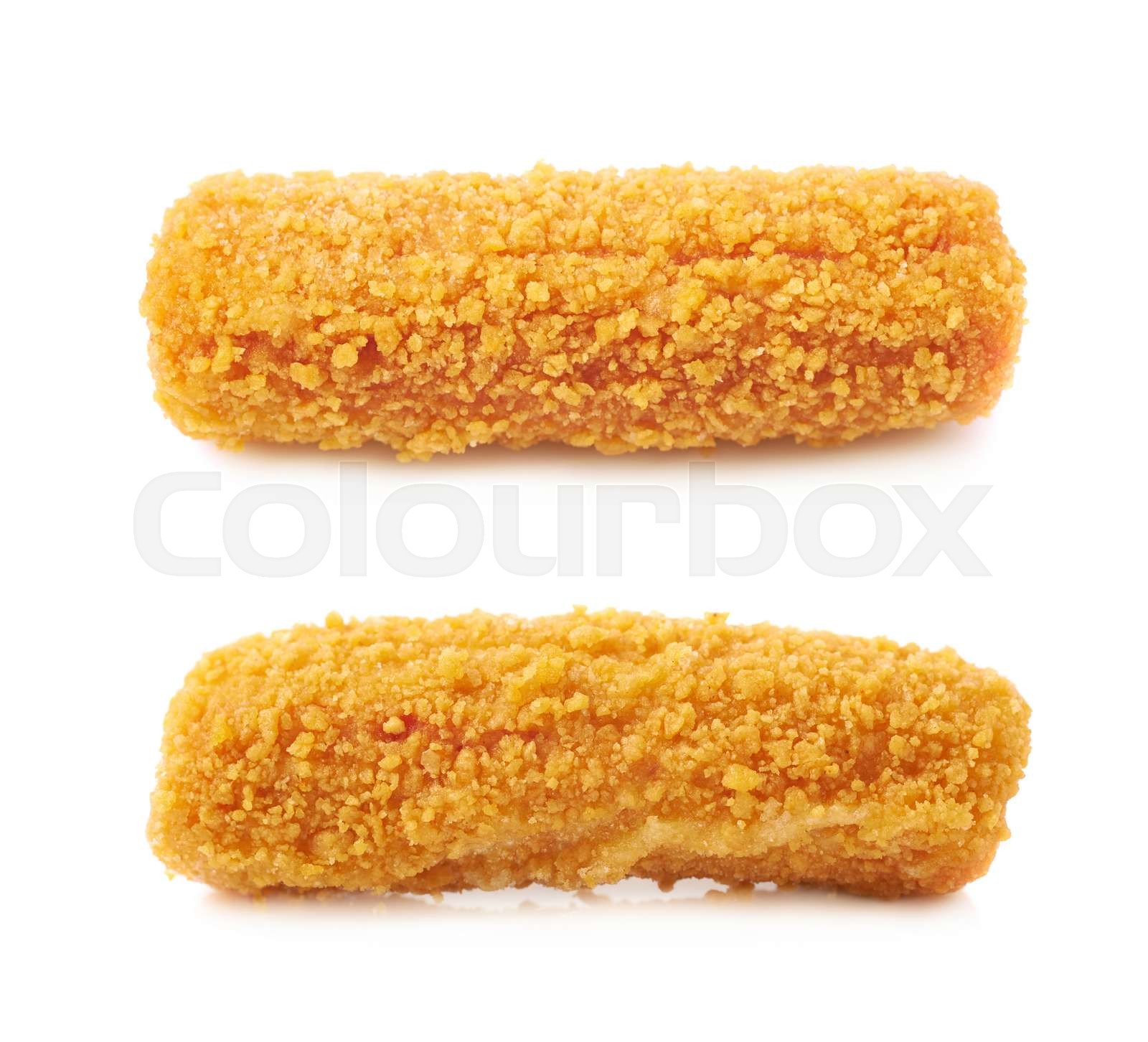 Single breaded crab stick | Stock image | Colourbox