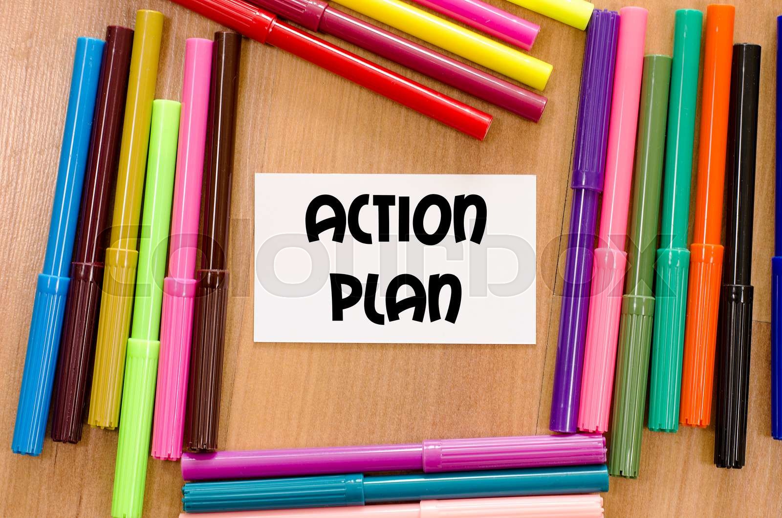 Action plan concept | Stock image | Colourbox