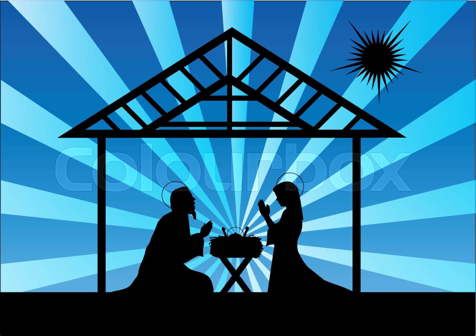 nativity scene | Stock vector | Colourbox
