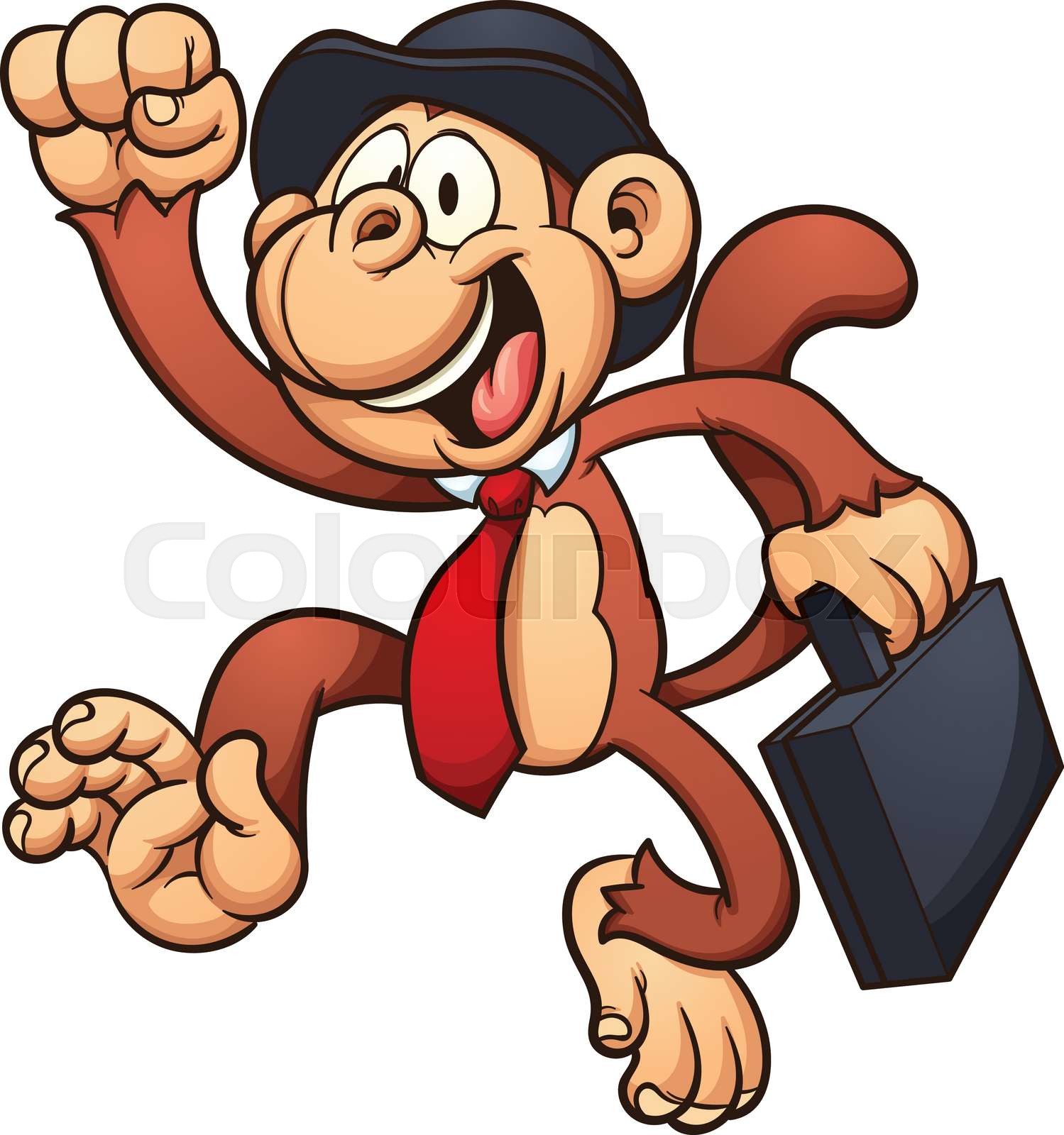 Worker monkey | Stock vector | Colourbox