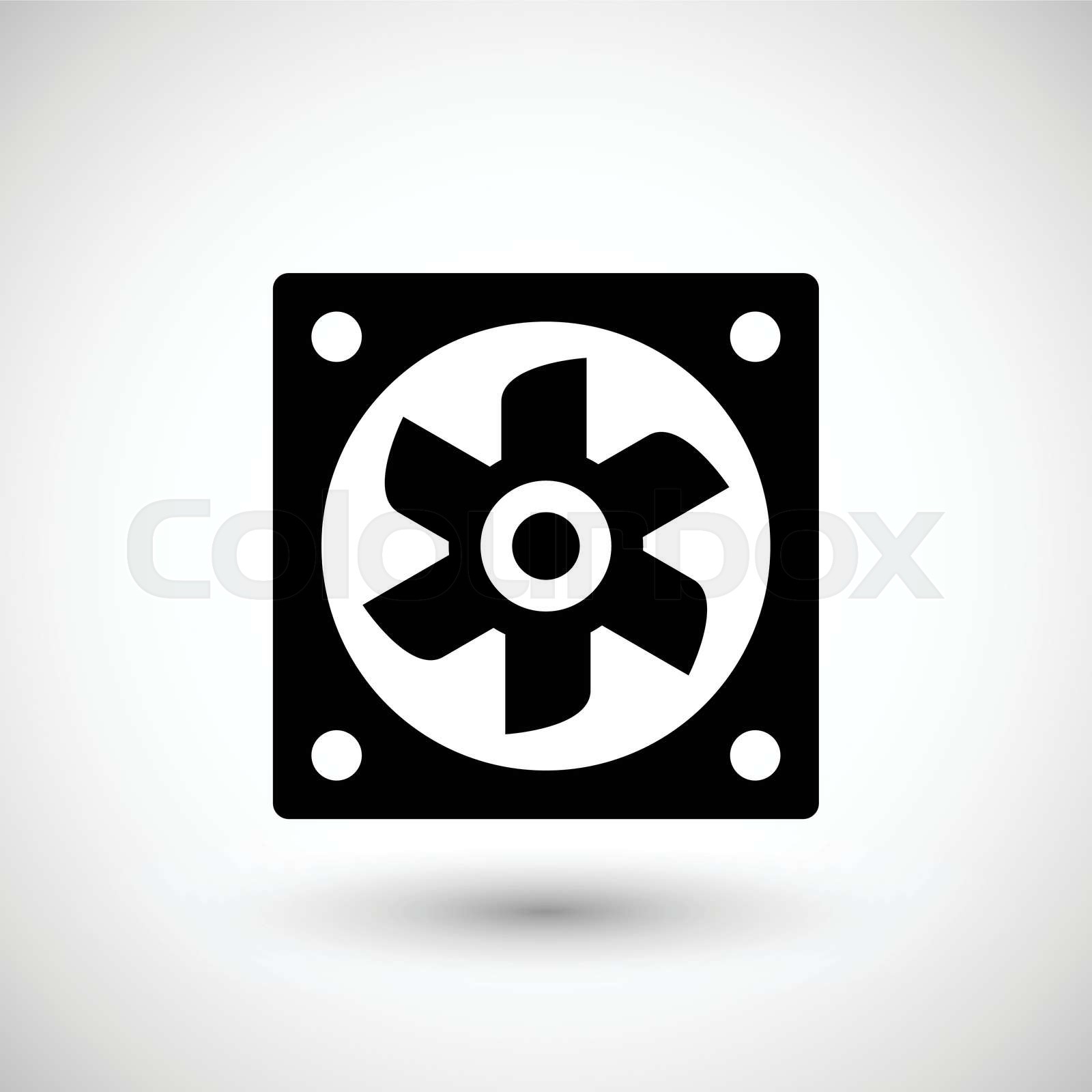 Ventilation fan icon | Stock vector | Colourbox