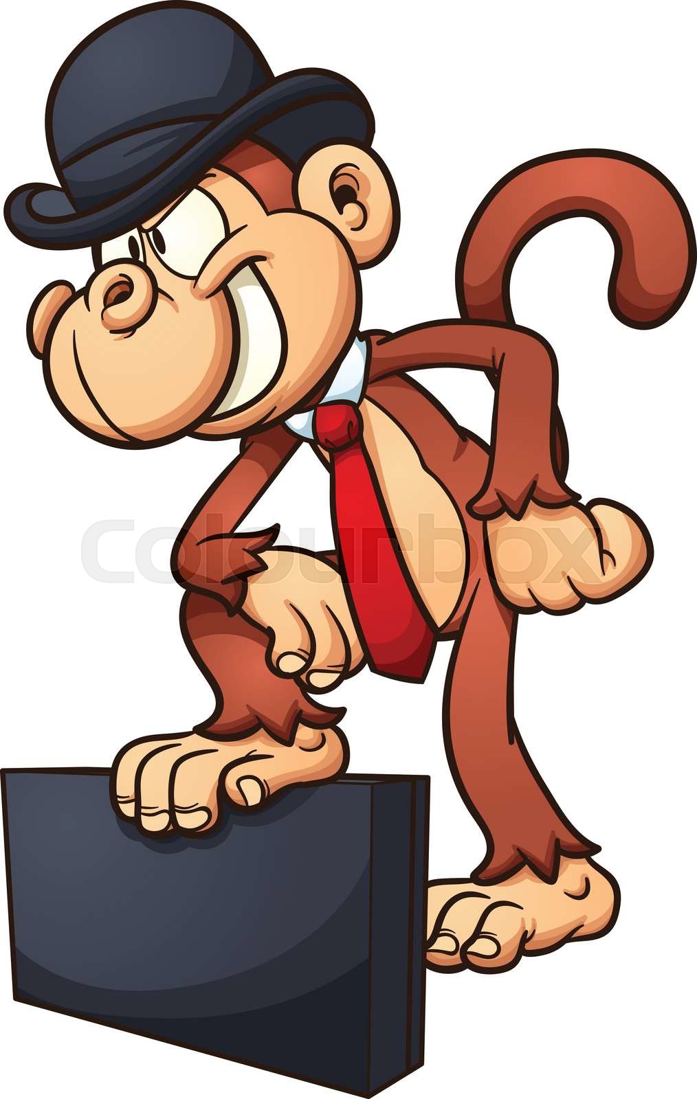 Worker monkey | Stock vector | Colourbox