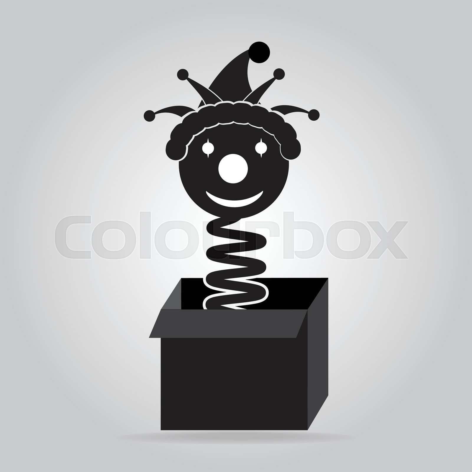 box, narr, cartoon | Stock-Vektor | Colourbox