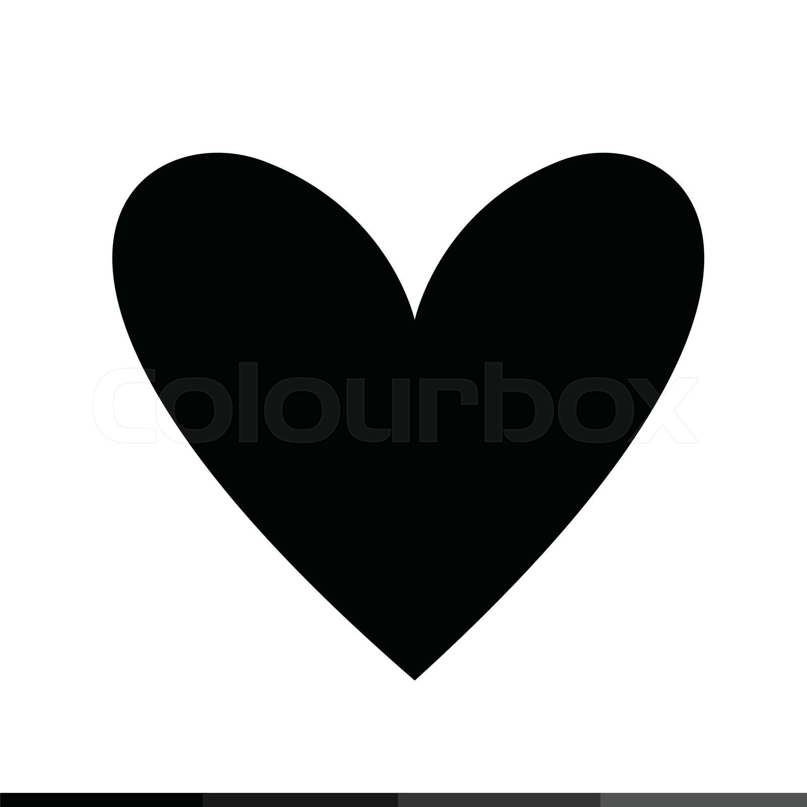 Heart icon illustration design | Stock vector | Colourbox