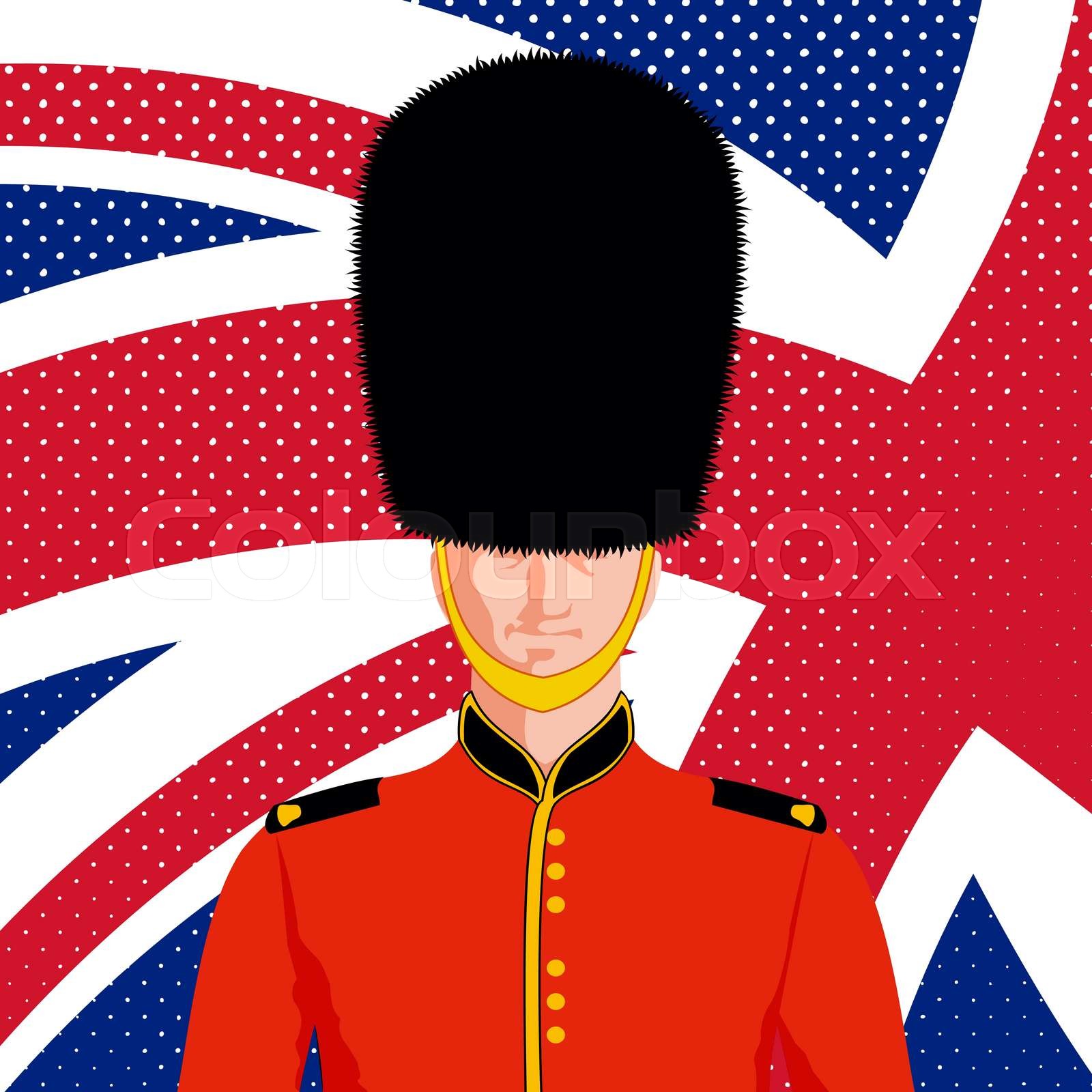 Royal British guard | Stock vector | Colourbox