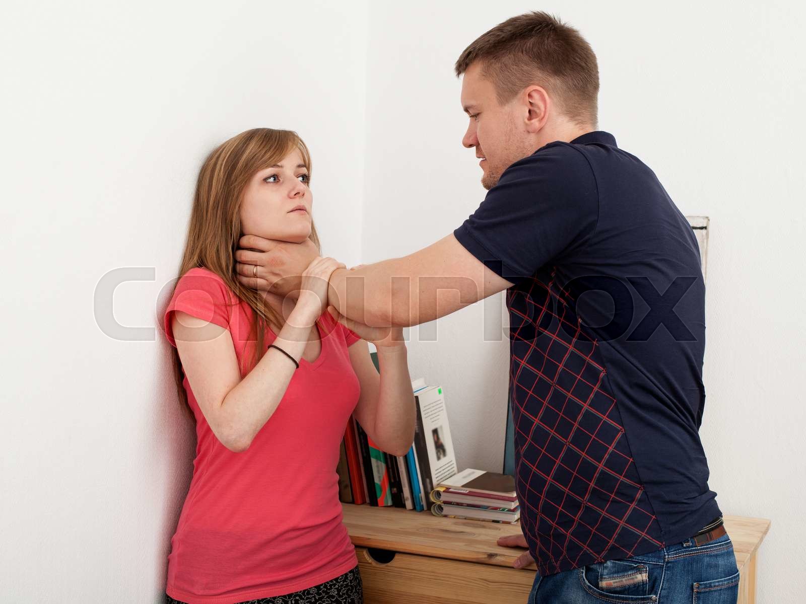 Violence and aggression in the family. | Stock image | Colourbox