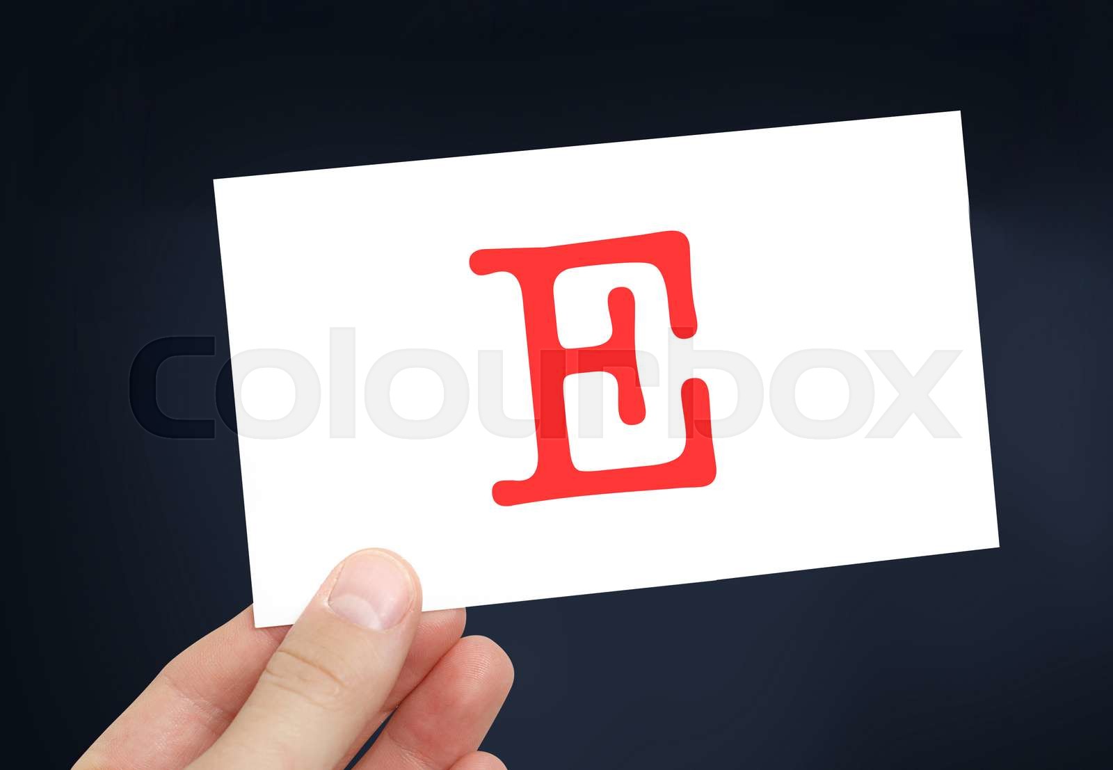 Letter E | Stock image | Colourbox