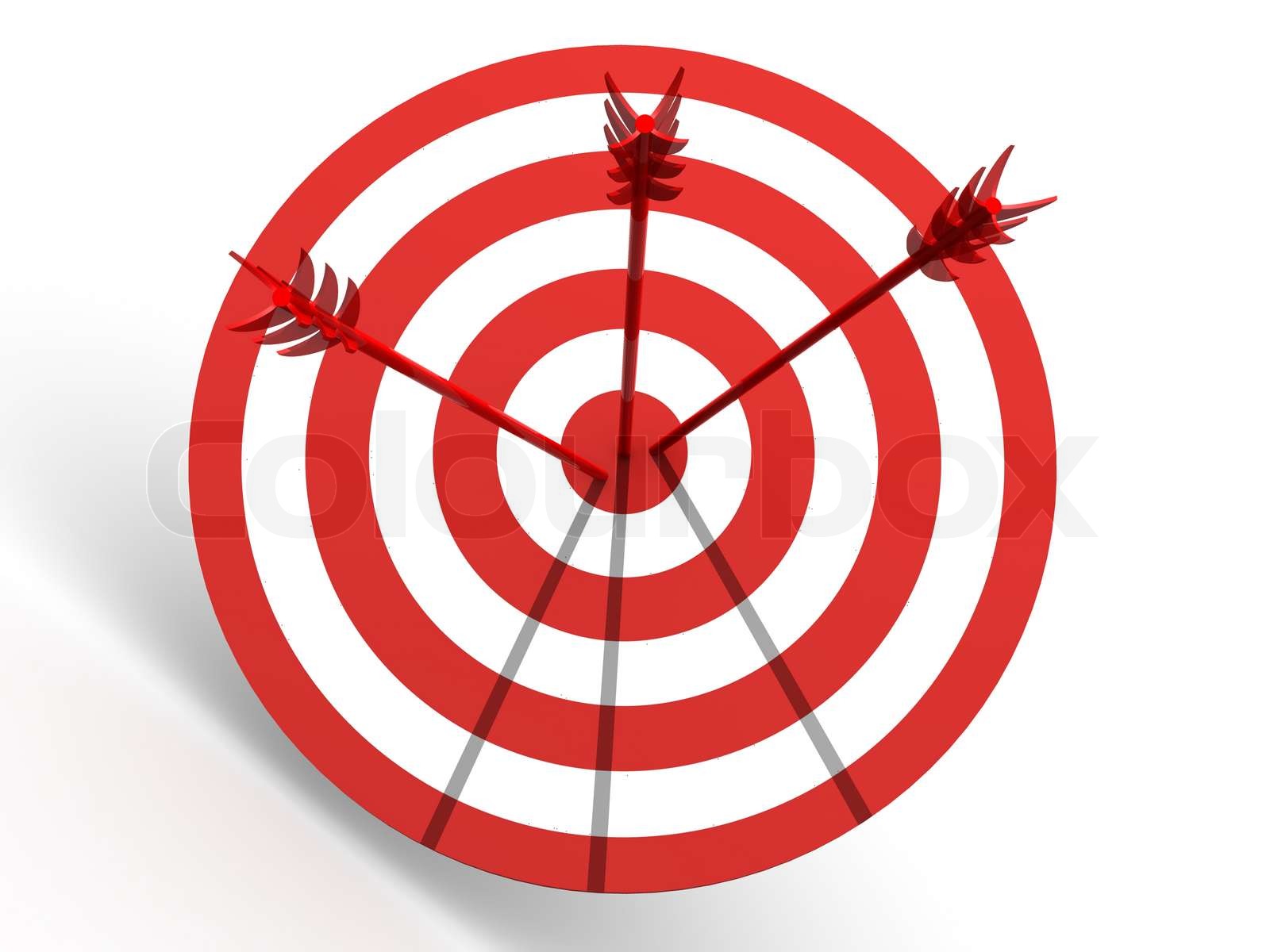 Target. 3d | Stock image | Colourbox