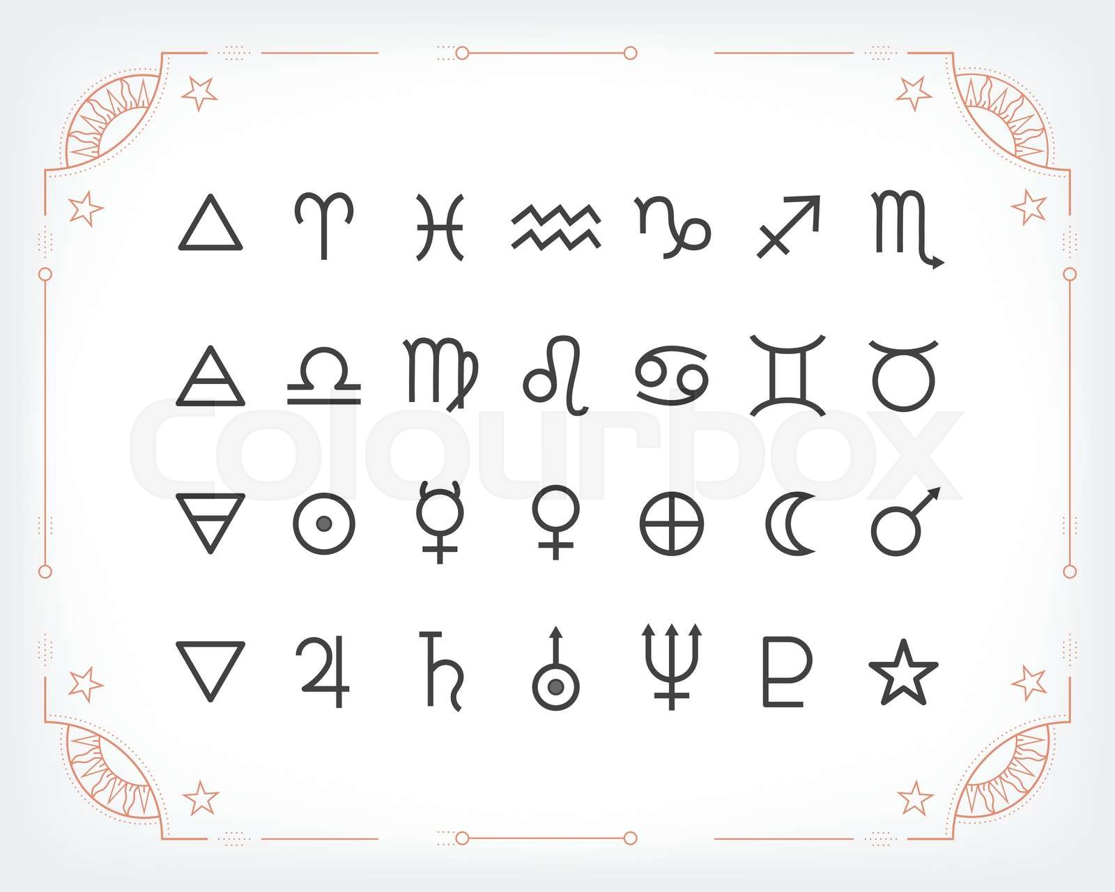 Ancient Astronomy Symbols