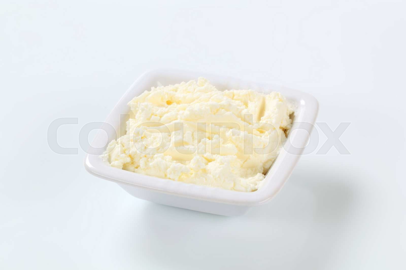 white creamy cheese | Stock image | Colourbox