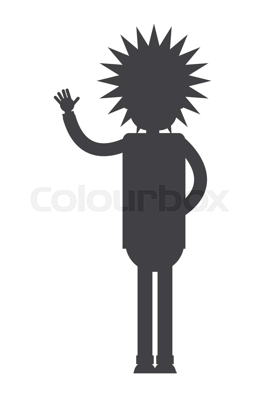 albert einstein cartoon icon | Stock vector | Colourbox