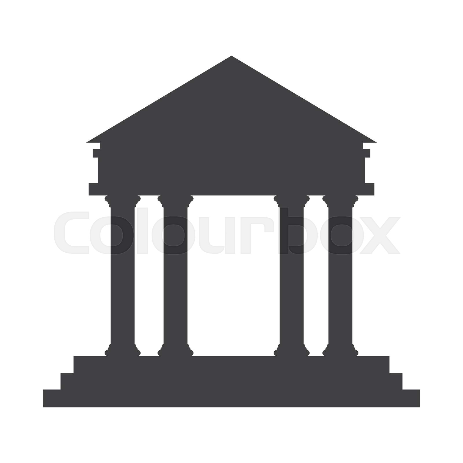 ancient greek building icon | Stock vector | Colourbox