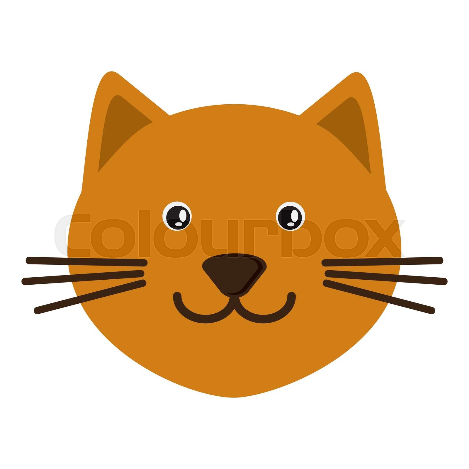 cute cat cartoon icon | Stock vector | Colourbox