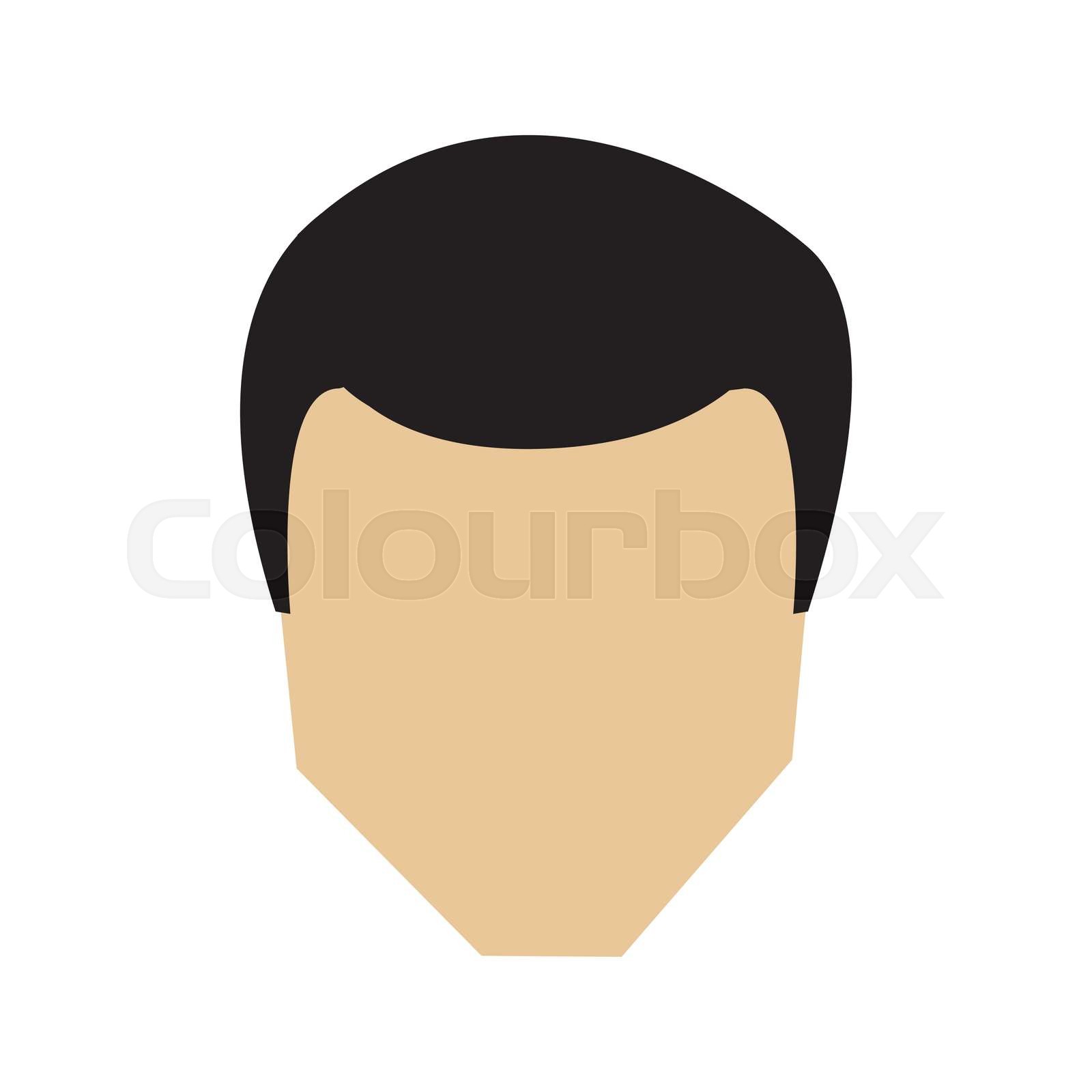 faceless head of man icon | Stock vector | Colourbox