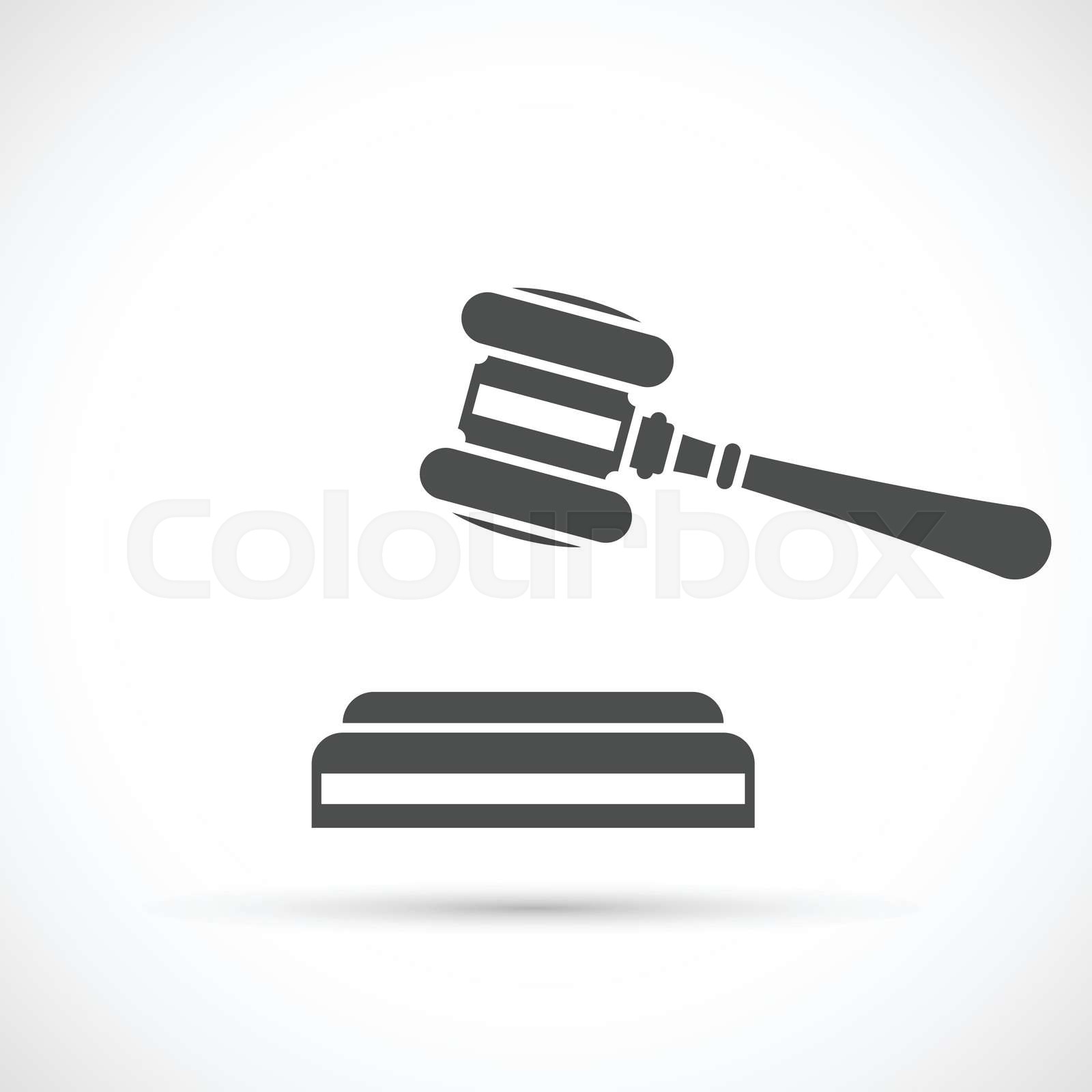 dommer, hammer, hammer | Stock vektor | Colourbox
