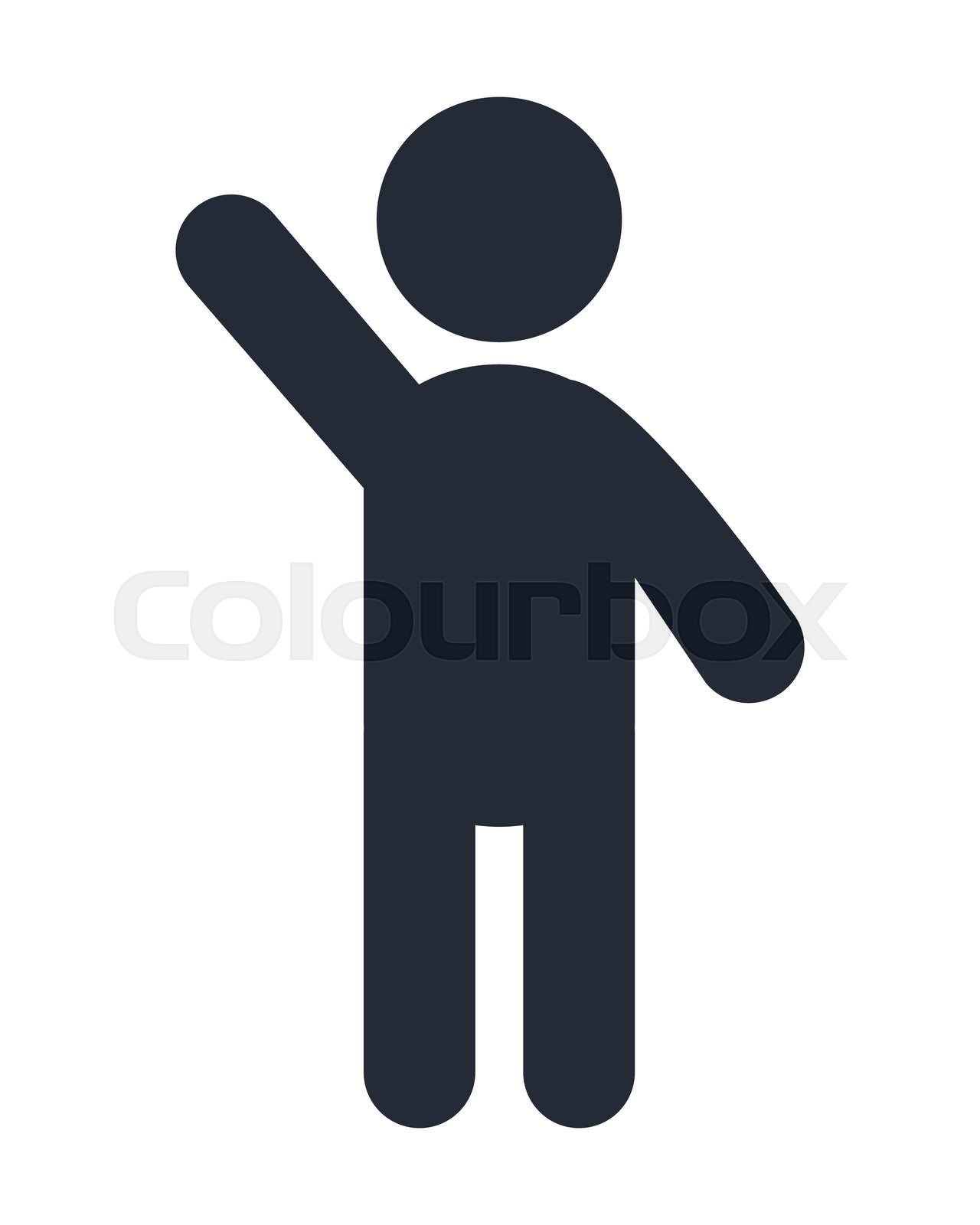 man pictogram icon | Stock vector | Colourbox