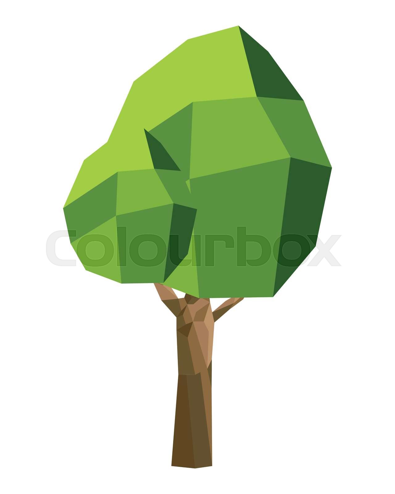 single tree icon | Stock vector | Colourbox