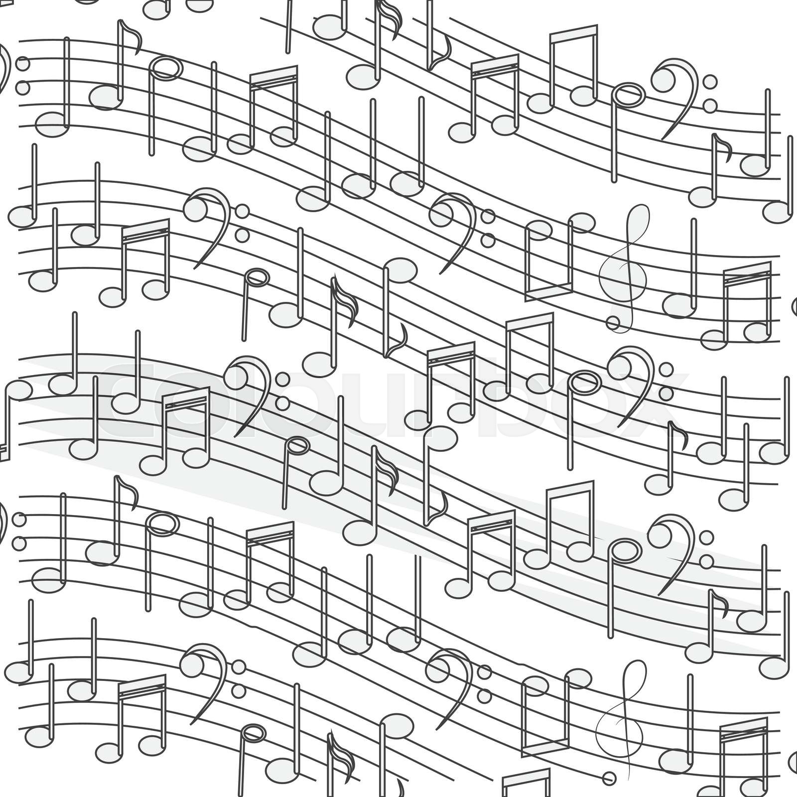 sheet music icon | Stock vector | Colourbox