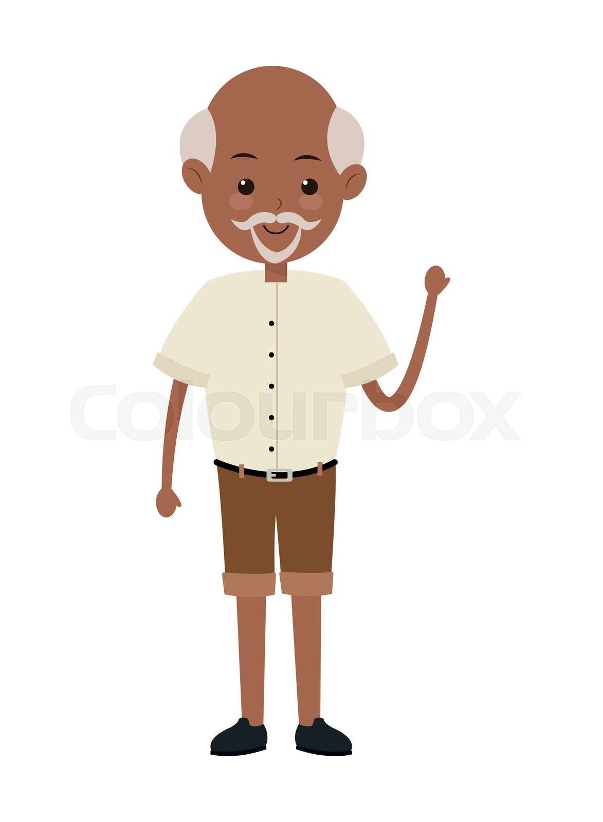 elder man icon | Stock vector | Colourbox