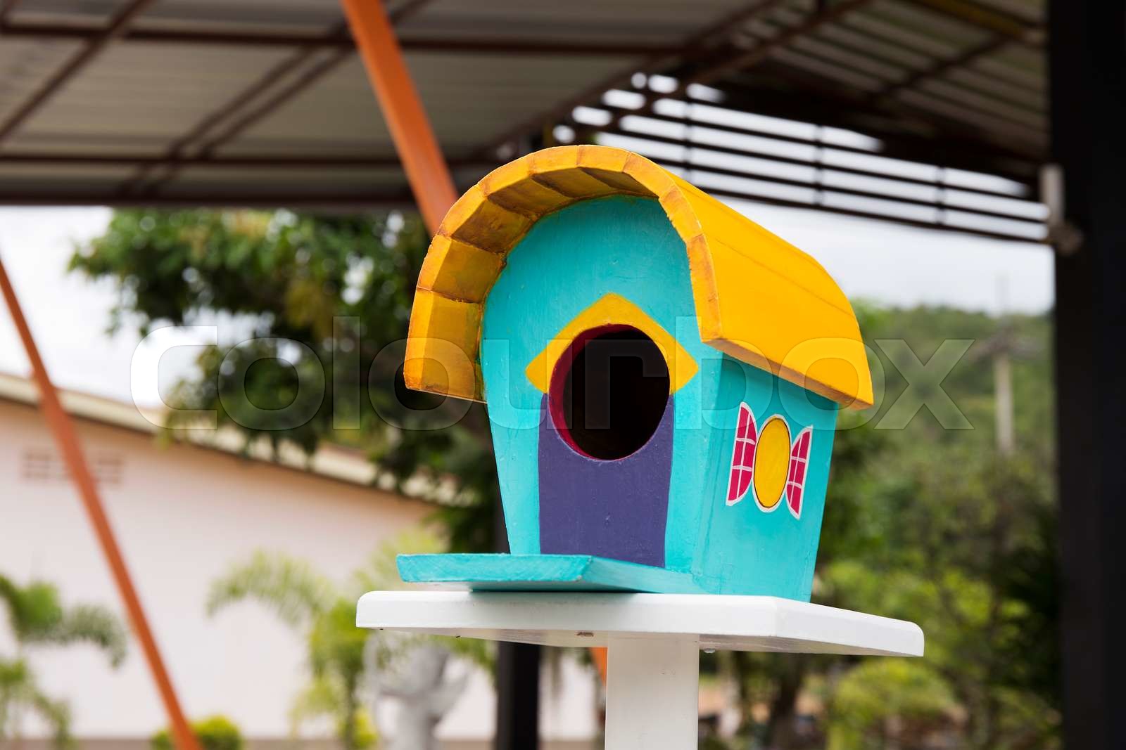 Colorfull Bird cage | Stock image | Colourbox