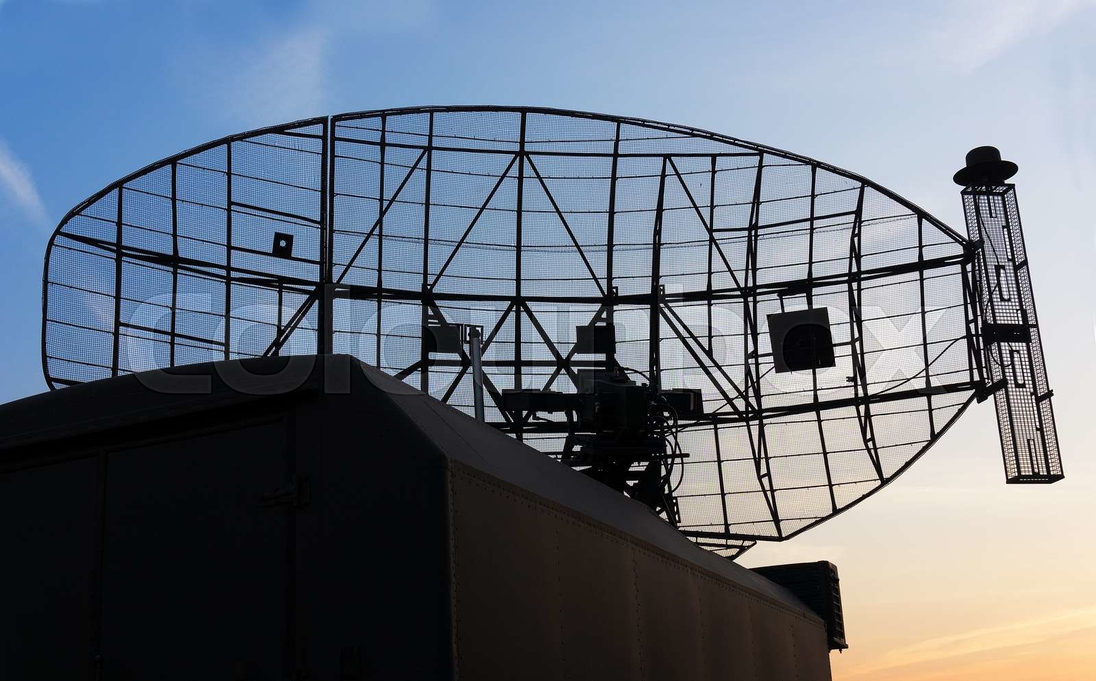 Military mobile radar station | Stock image | Colourbox