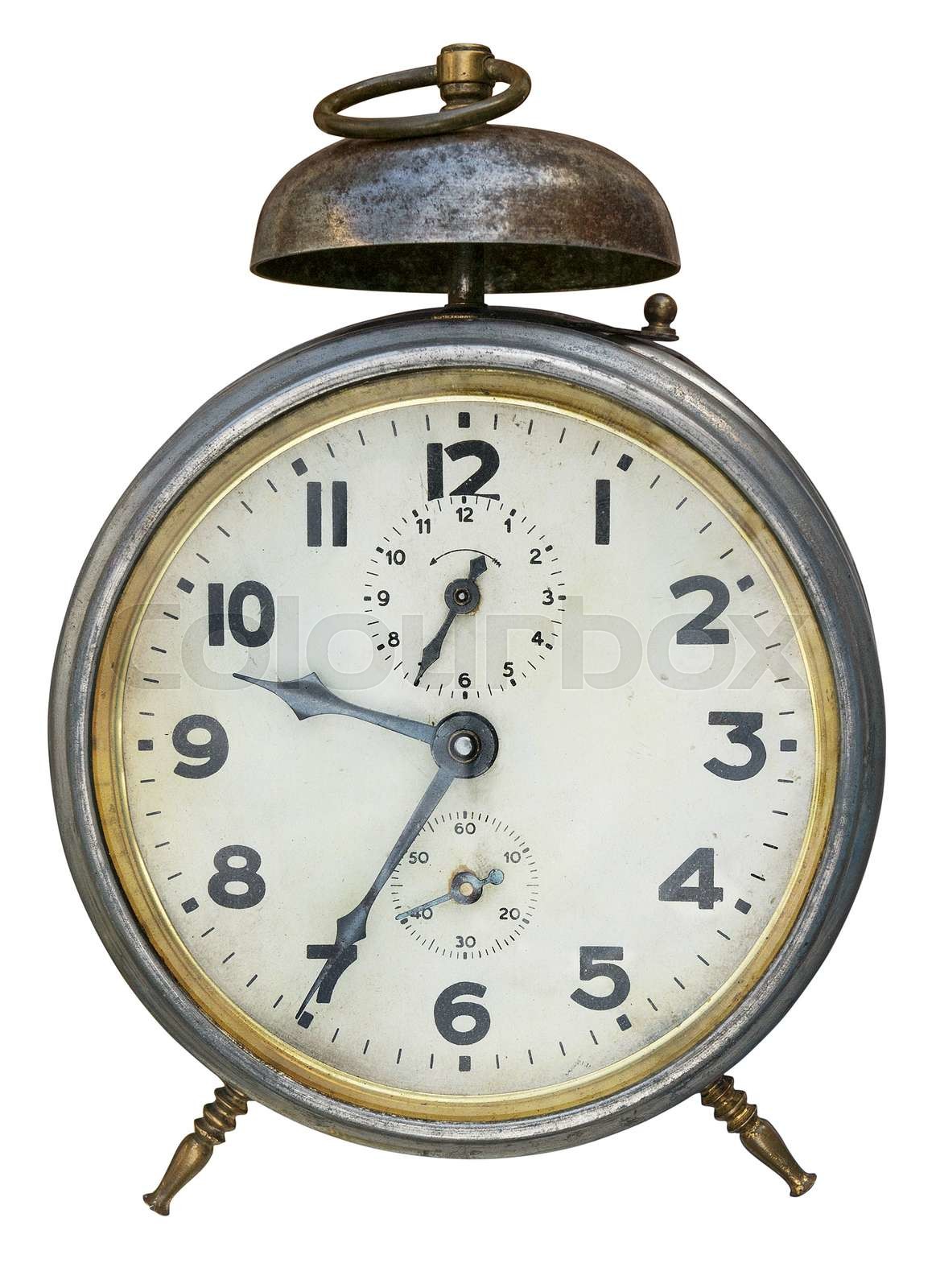 Old (1930-1940) alarm clock | Stock image | Colourbox