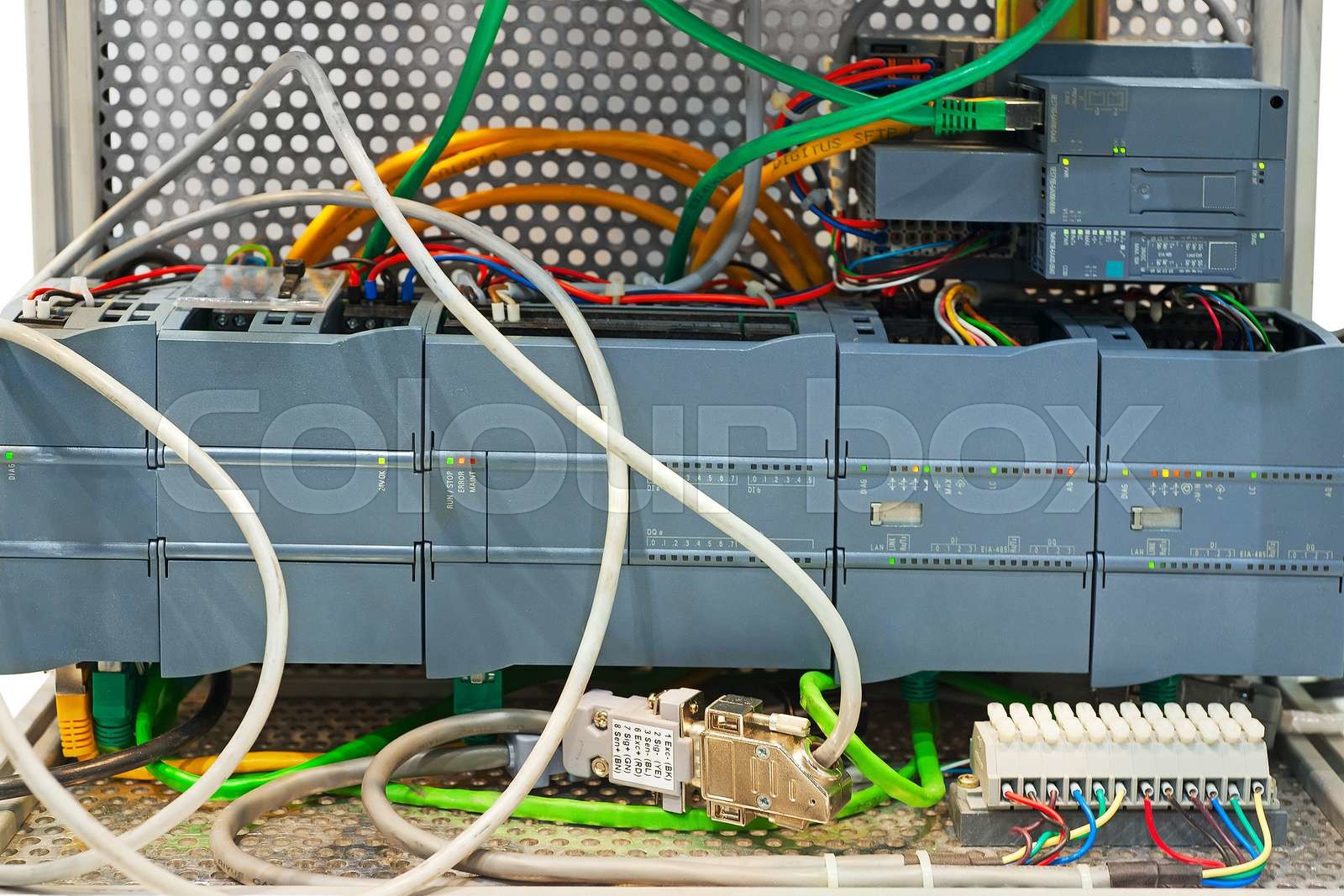 Industrial control board | Stock image | Colourbox