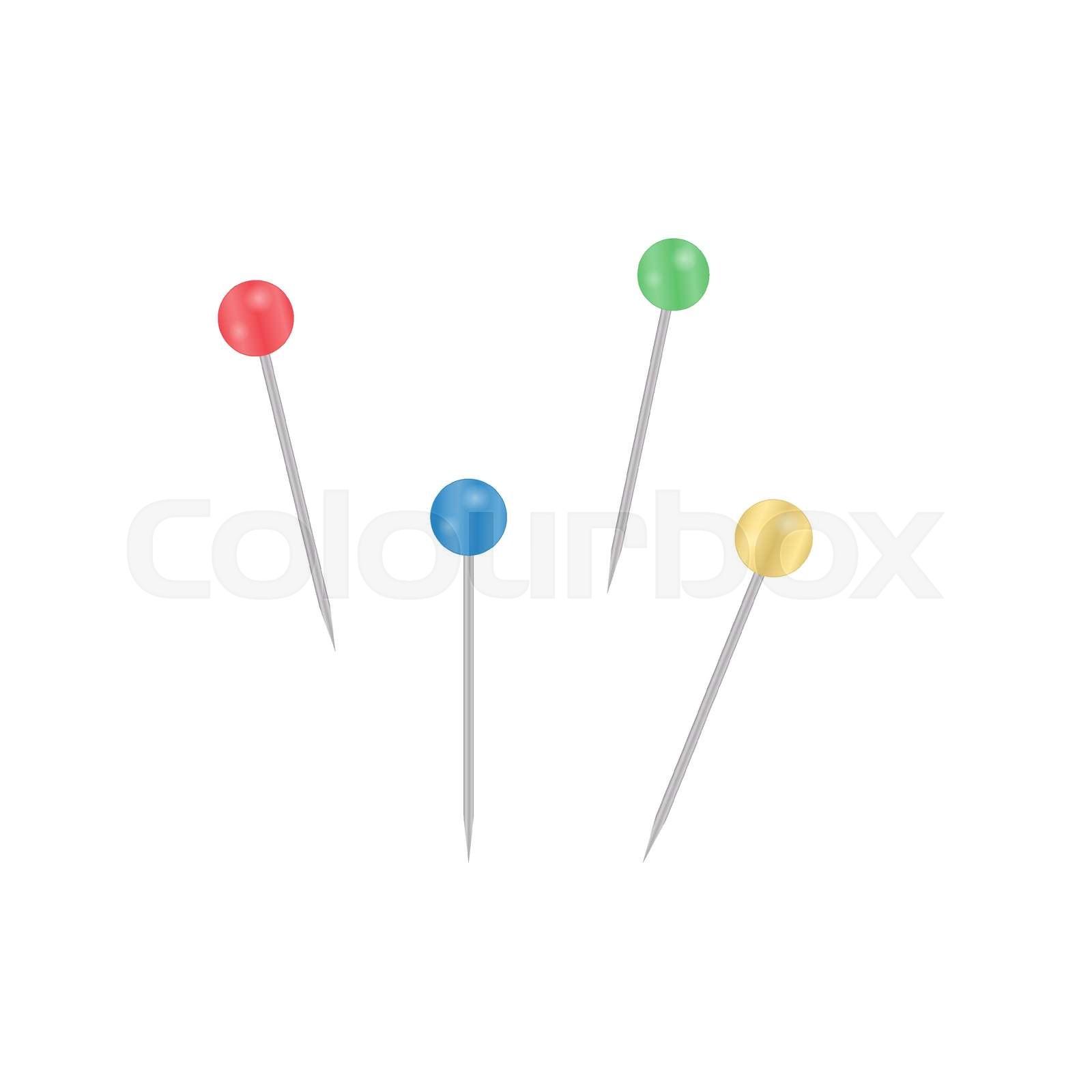Vector pins collection. | Stock vector | Colourbox