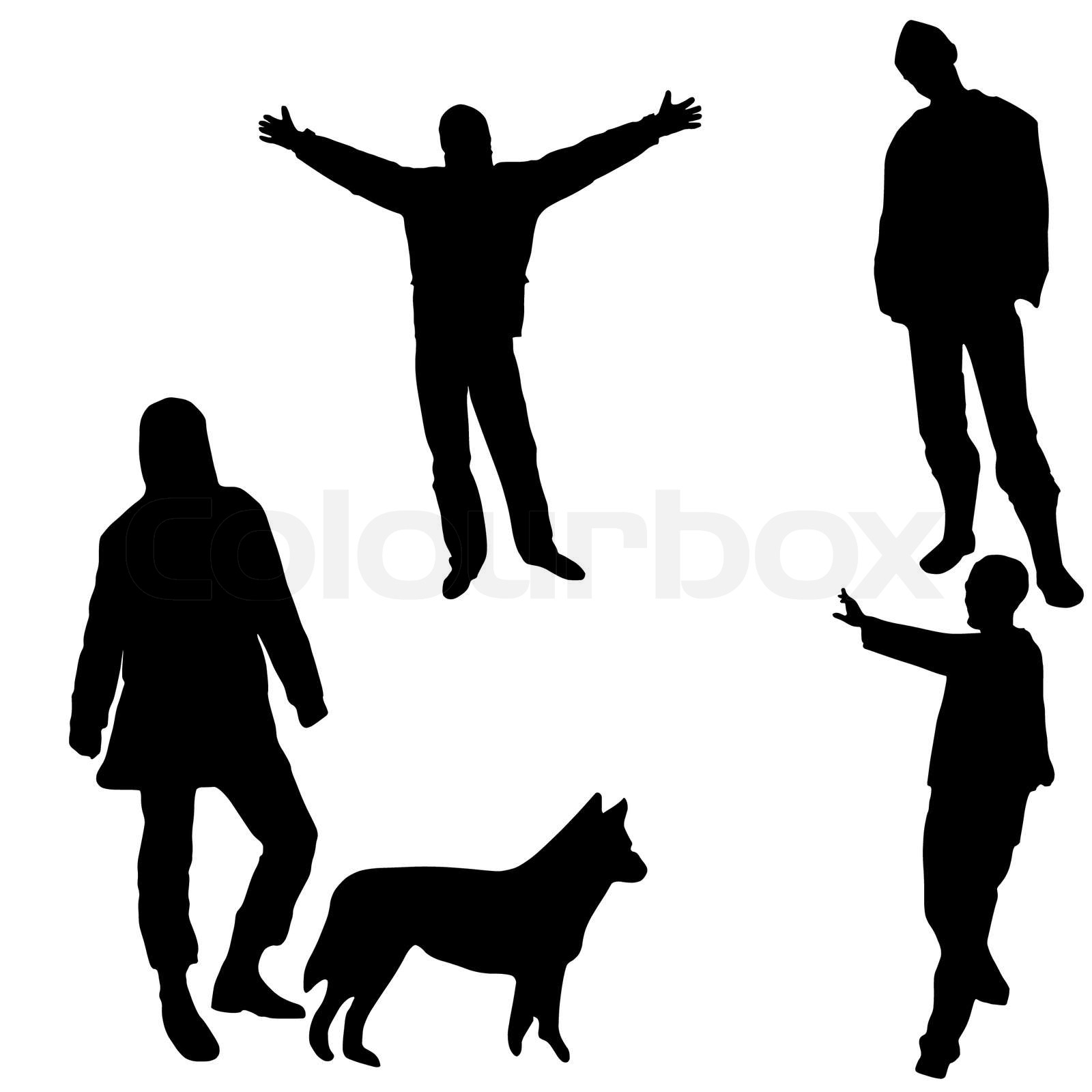 outline, human, person | Stock vector | Colourbox