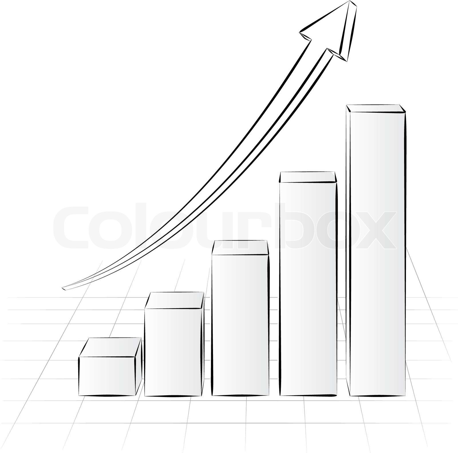 abstract drawing 3d sketchy graphic. Vector illustration | Stock vector ...