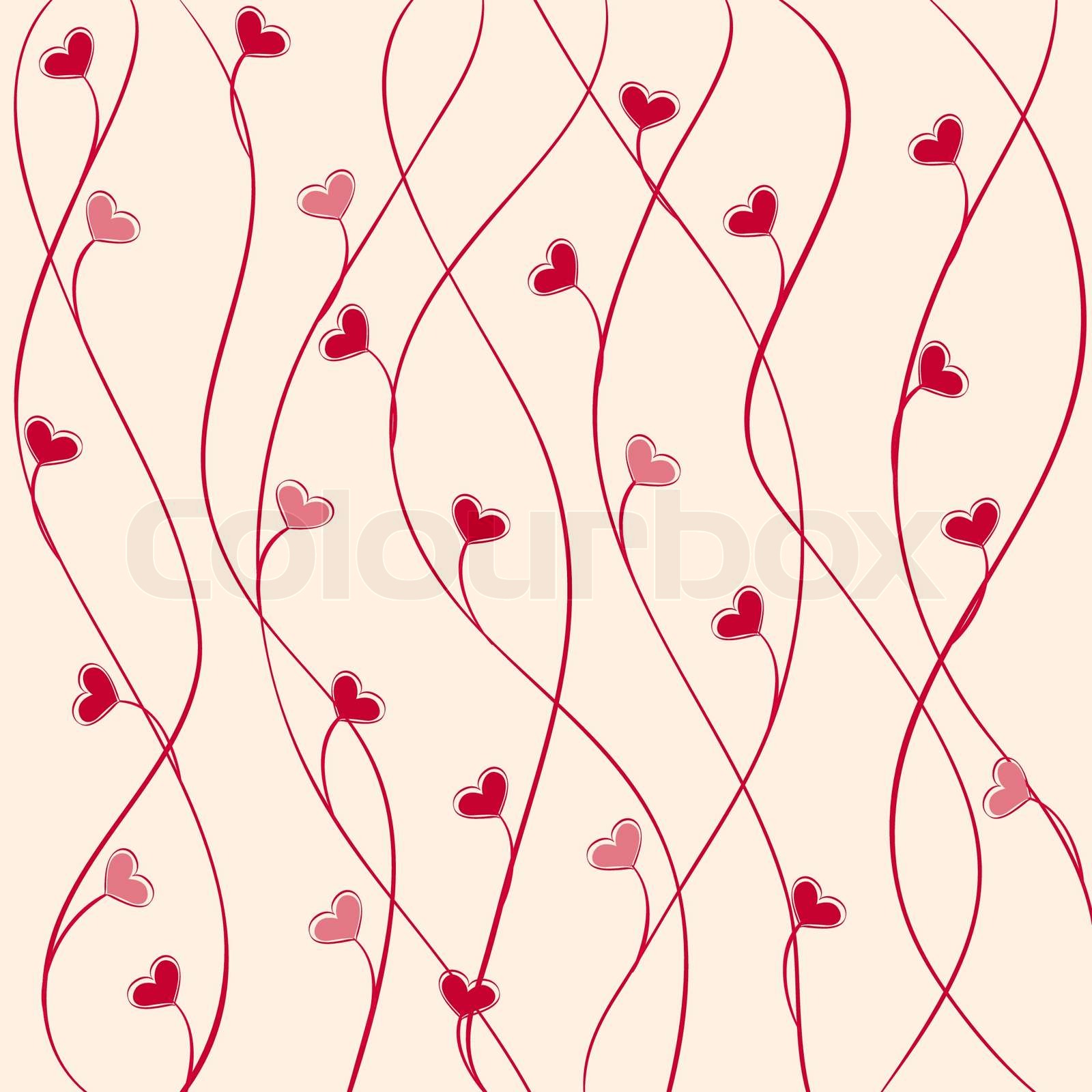 abstract heart pattern. valentine day vector illustration | Stock ...