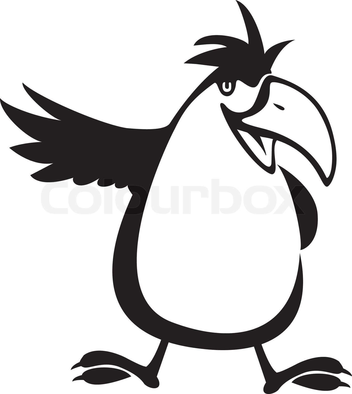 fun fugl symbol . | Stock vektor | Colourbox