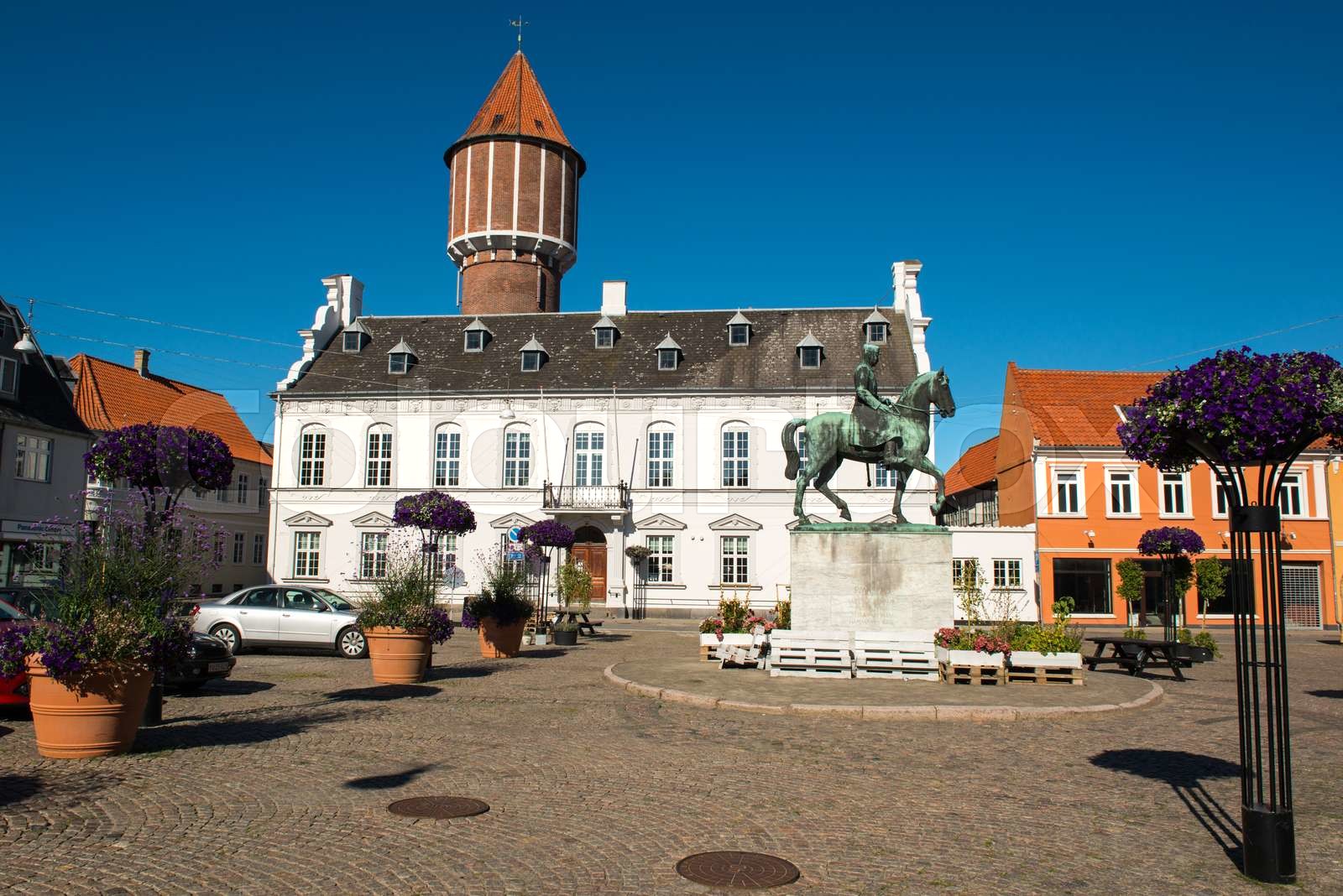 Axeltorv i Nakskov | Stock foto | Colourbox