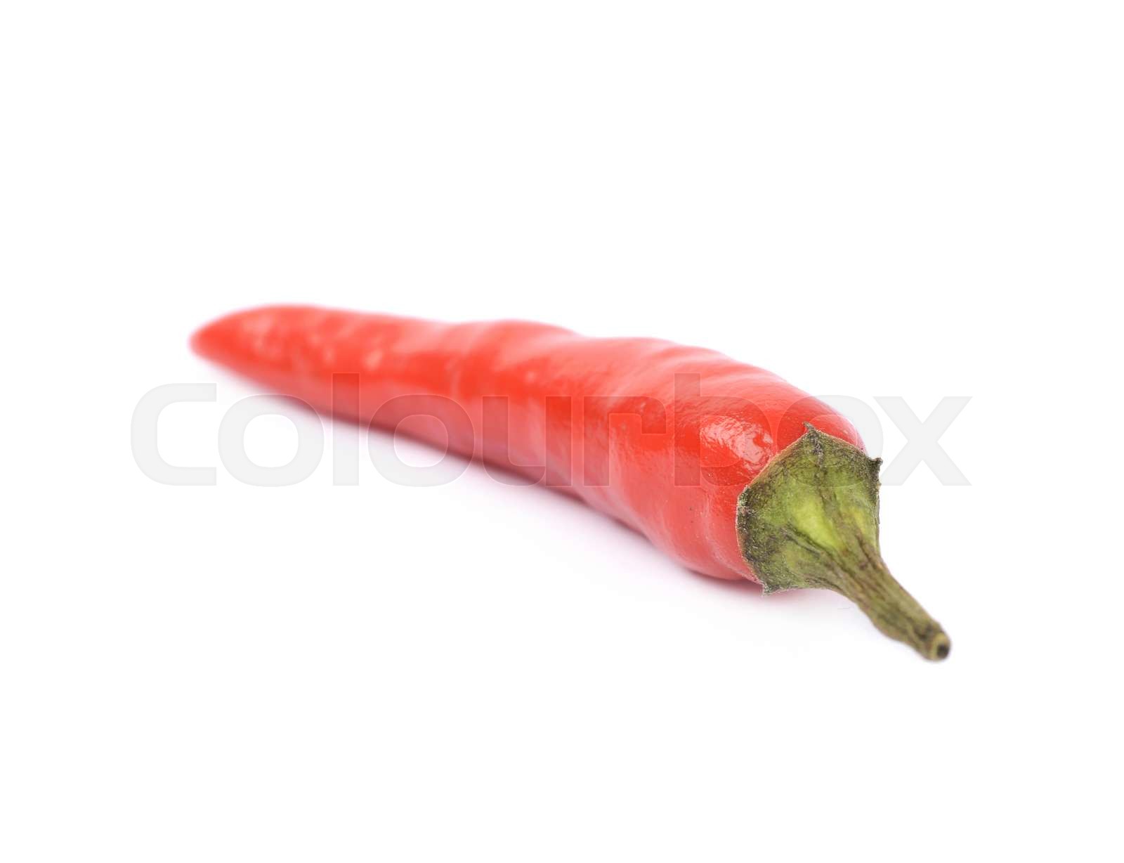 Red italian pepper isolated | Stock image | Colourbox