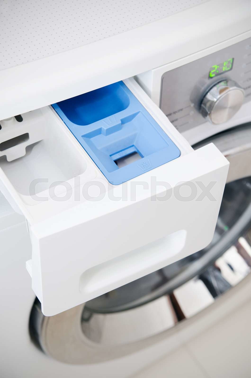 Modern washing machine drawer | Stock image | Colourbox